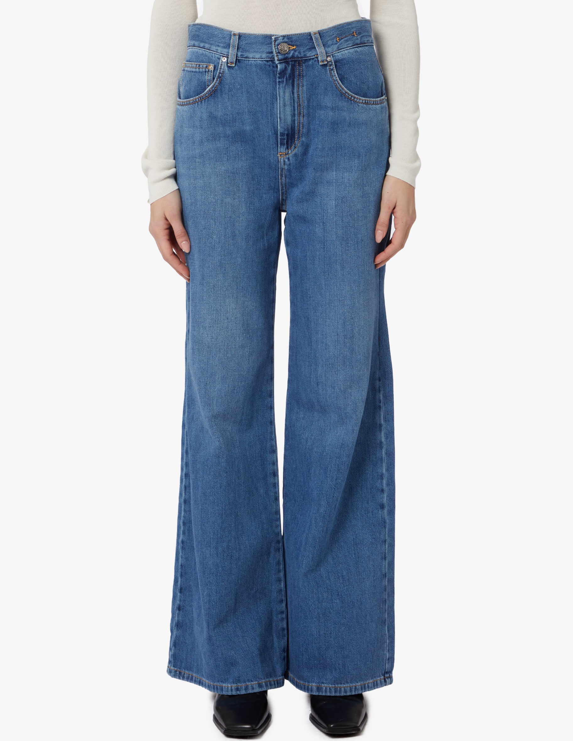 Acquista Marella Jeans a palazzo su Rinascente