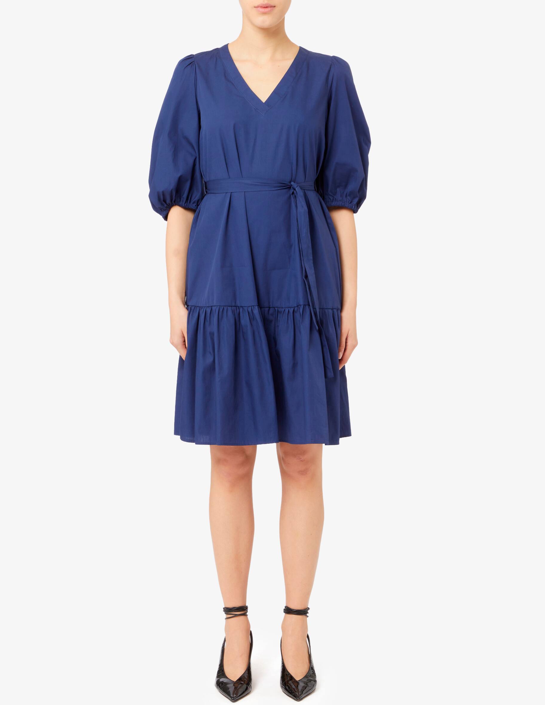 Shop EMME Ocra cotton dress on Rinascente