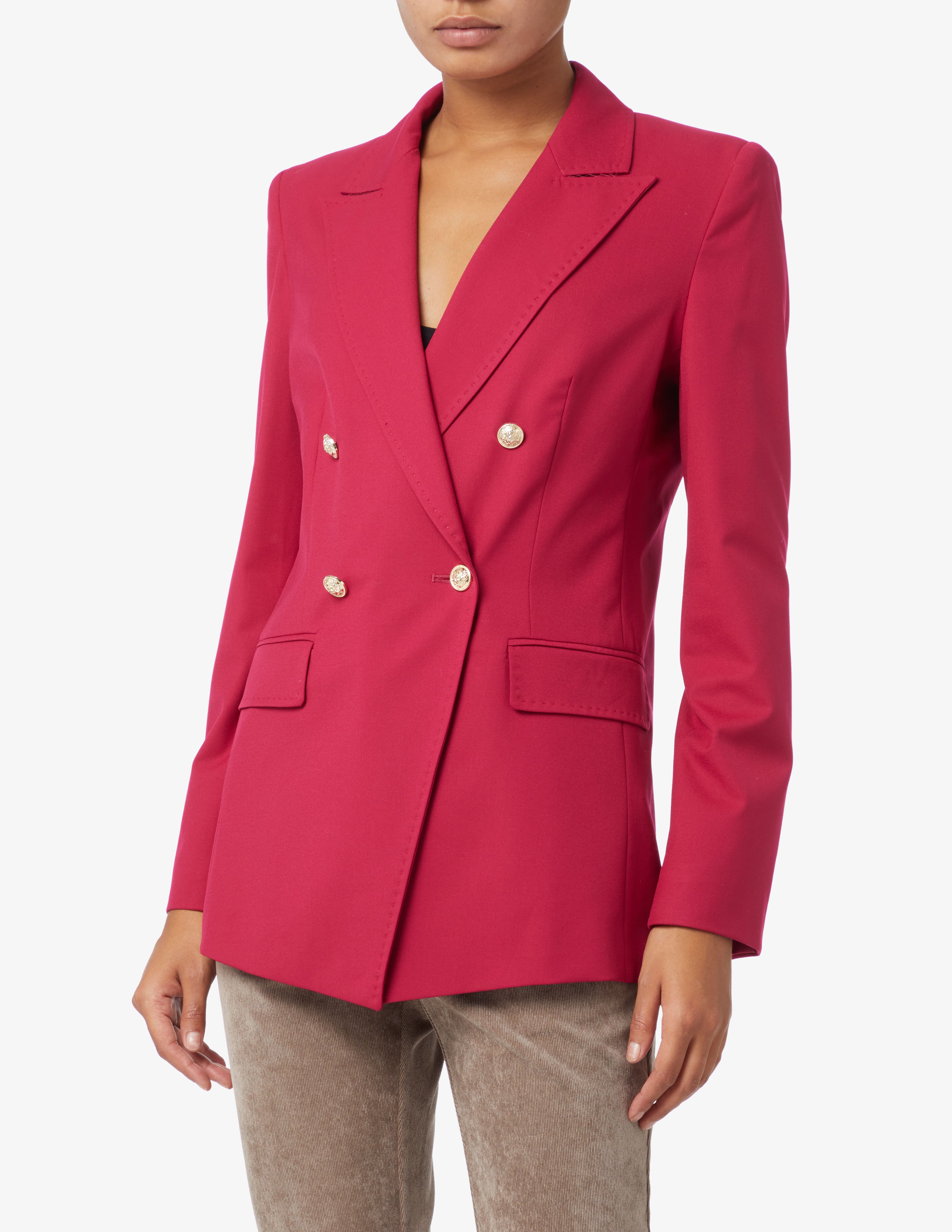 Shop Marella Angelo blazer - Red on Rinascente