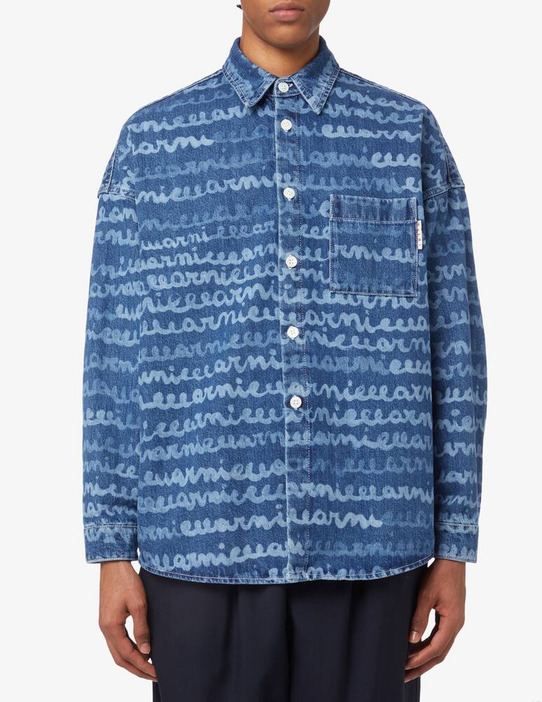 Shop Marni Denim shirt on Rinascente