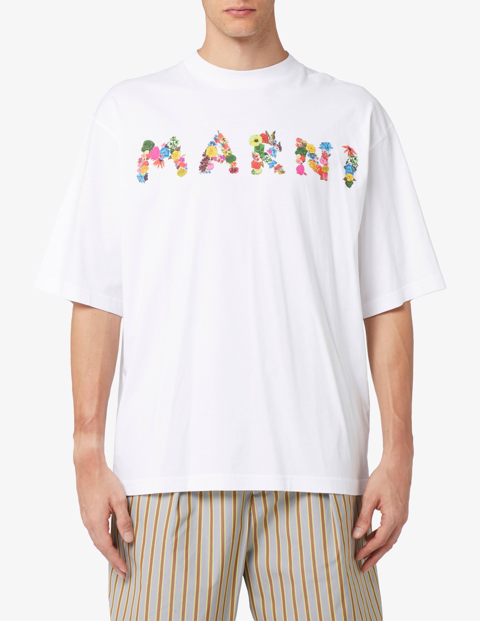 Acquista Marni Maglietta logo fiori su Rinascente