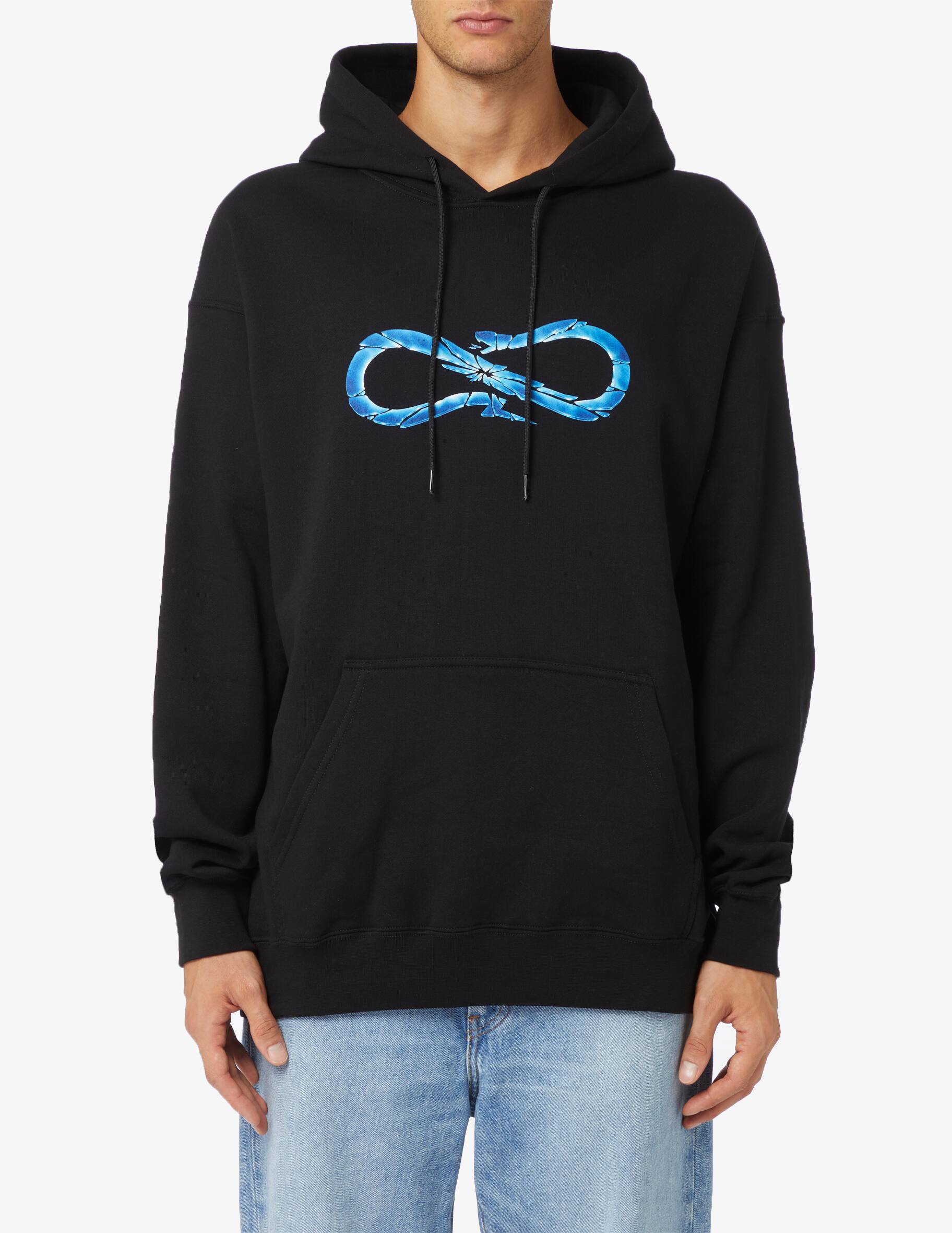 Shop Propaganda Hoodie logo glass on Rinascente