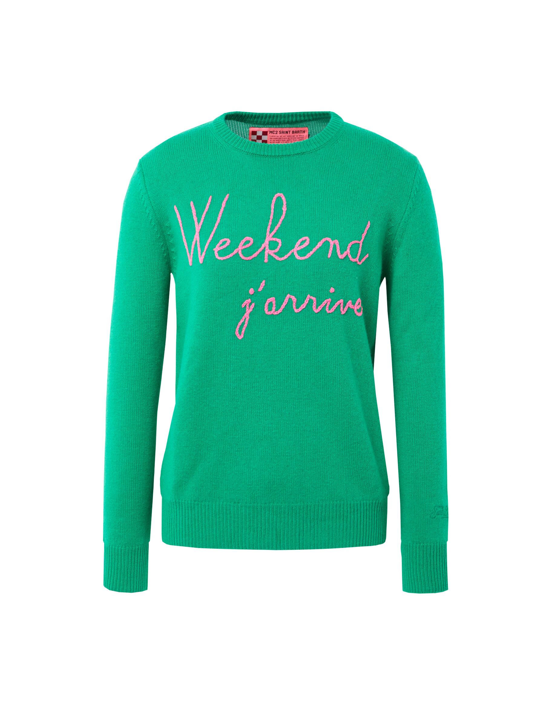 Shop MC2 Saint Barth Wool blend sweater Emb Weekend Jarrive on Rinascente