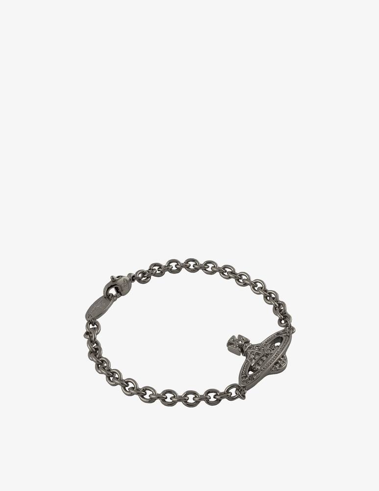 Shop Vivienne Westwood Mini bas relief chain bracelet on Rinascente