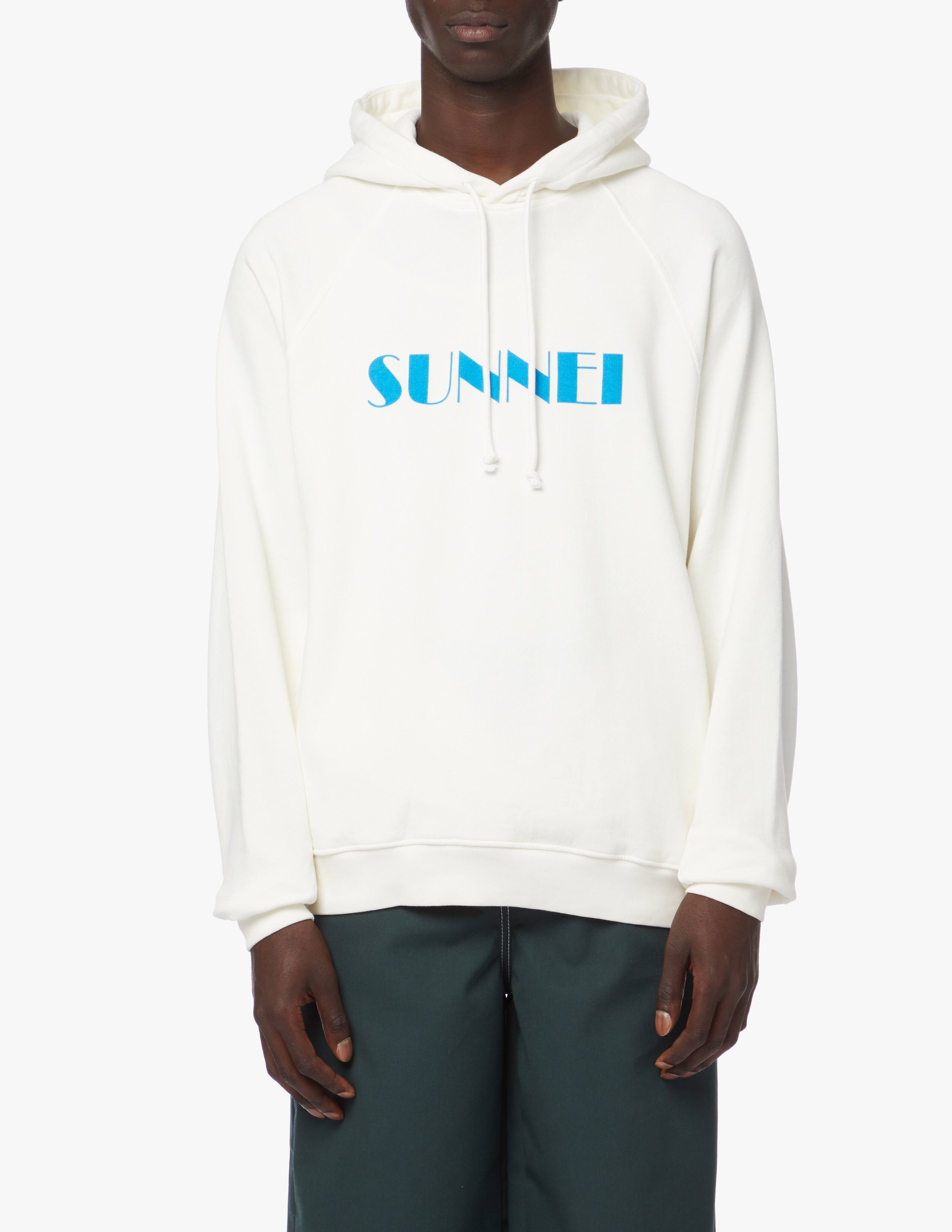 Shop Sunnei Big logo hoodie on Rinascente
