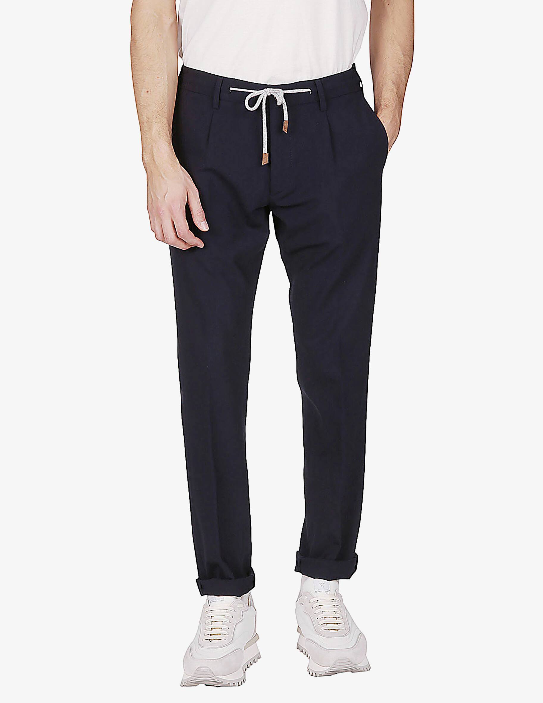 Shop Eleventy Jogger Trousers on Rinascente
