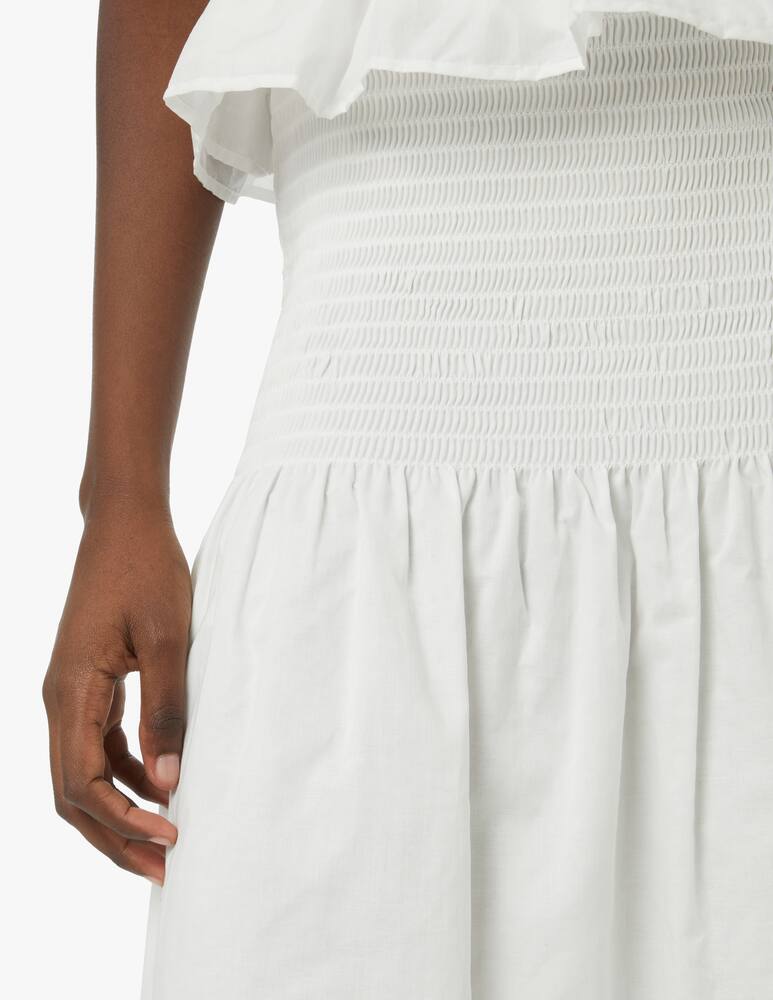 Shop Sundek Ruffled skirt - brown on Rinascente