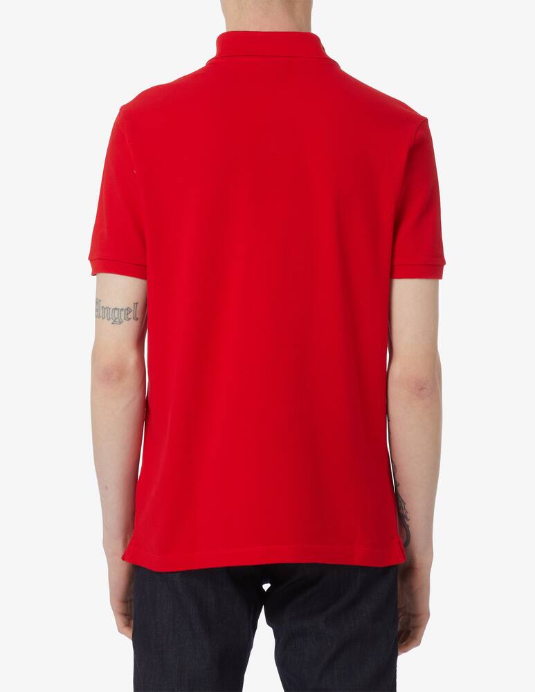 Shop Paul & Shark Logo short sleeve polo Red on Rinascente