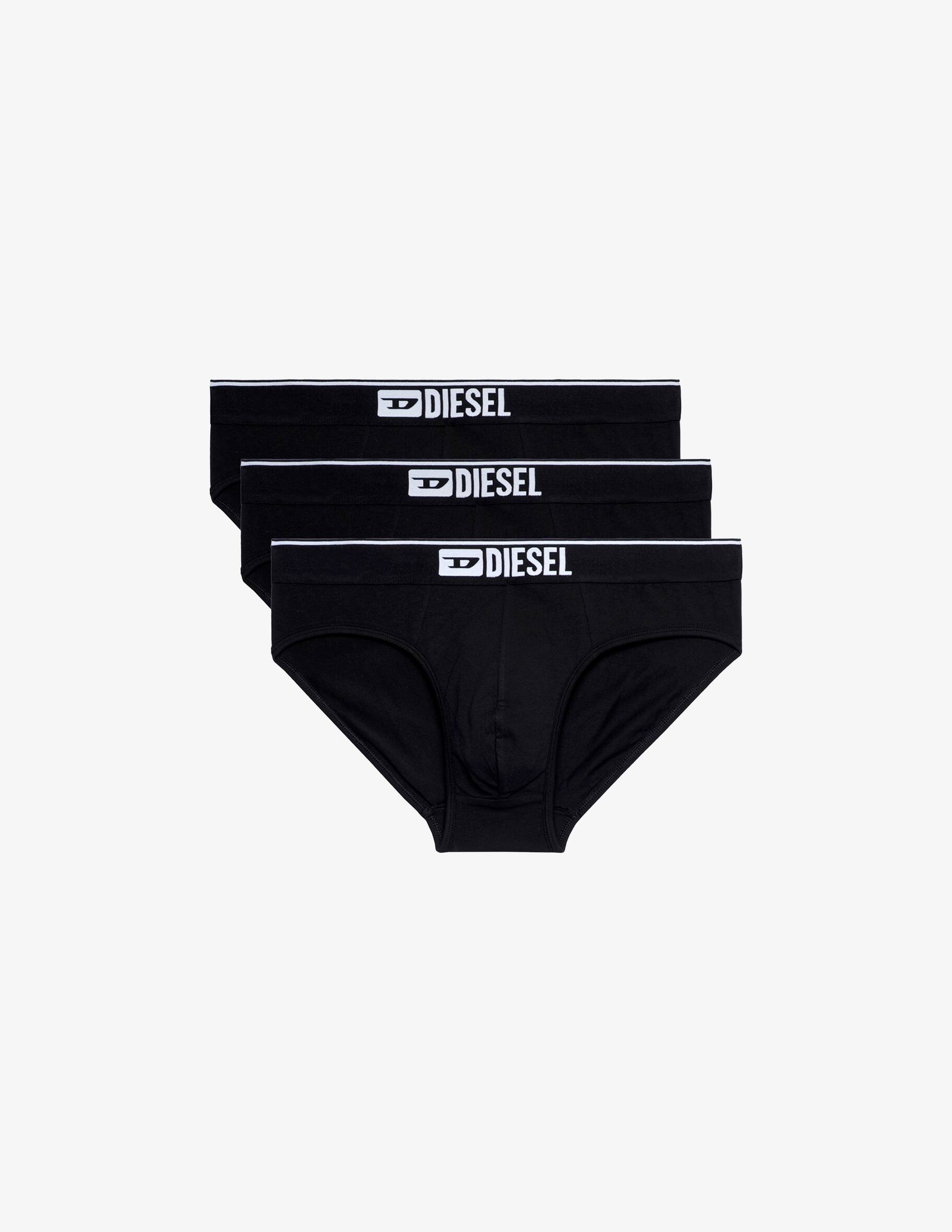 Shop Diesel 3 pack Andre slip with logo on Rinascente