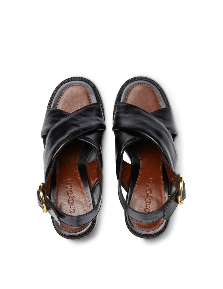 Acquista See By Chloé Sandali in pelle Lyna - nero su Rinascente
