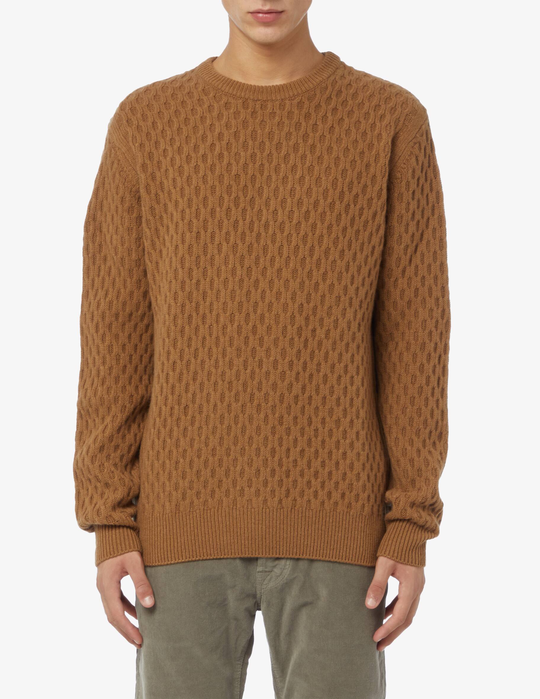 Shop Jacob Cohen Allover Wool Crewneck Jumper On Rinascente