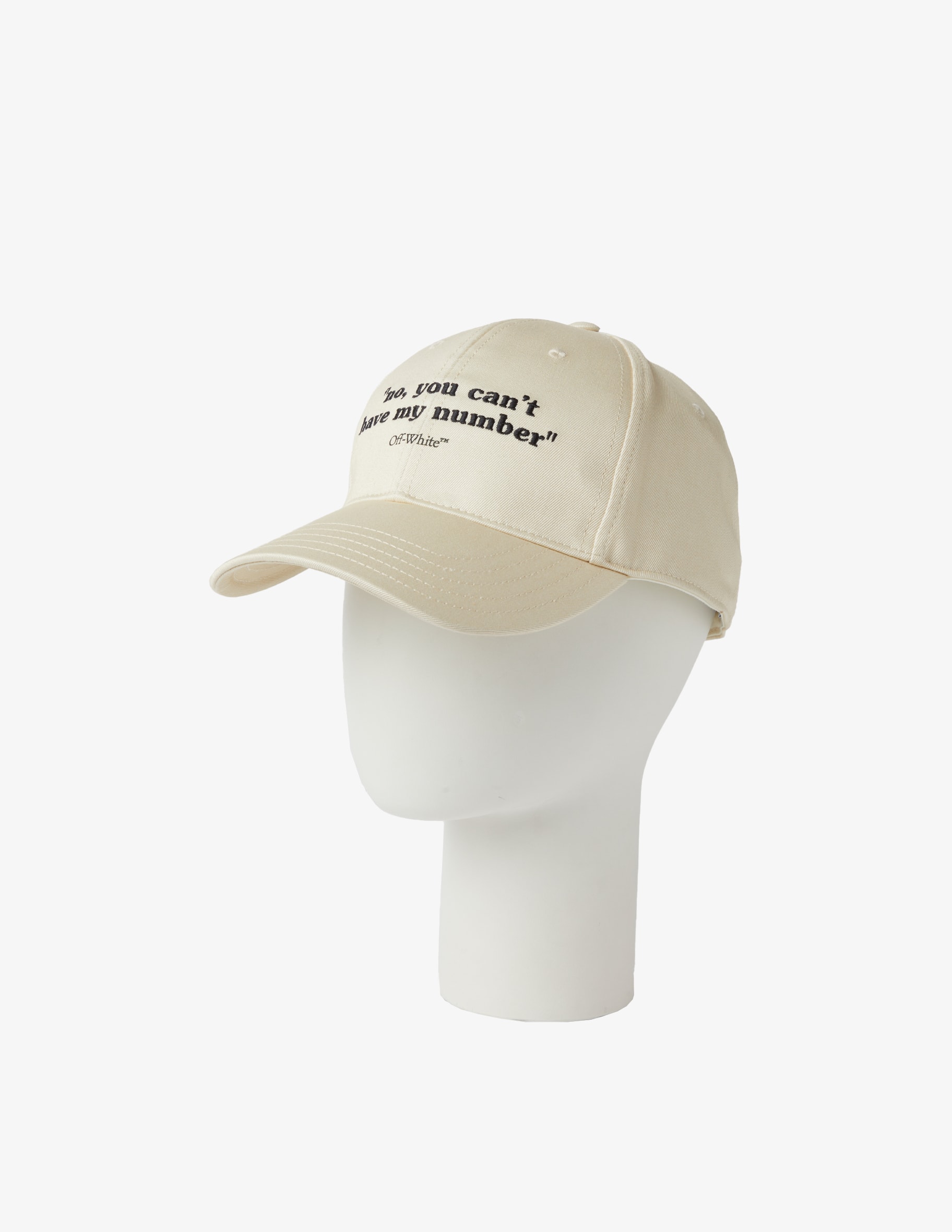 Shop Off-White Quotes baseball cap on Rinascente