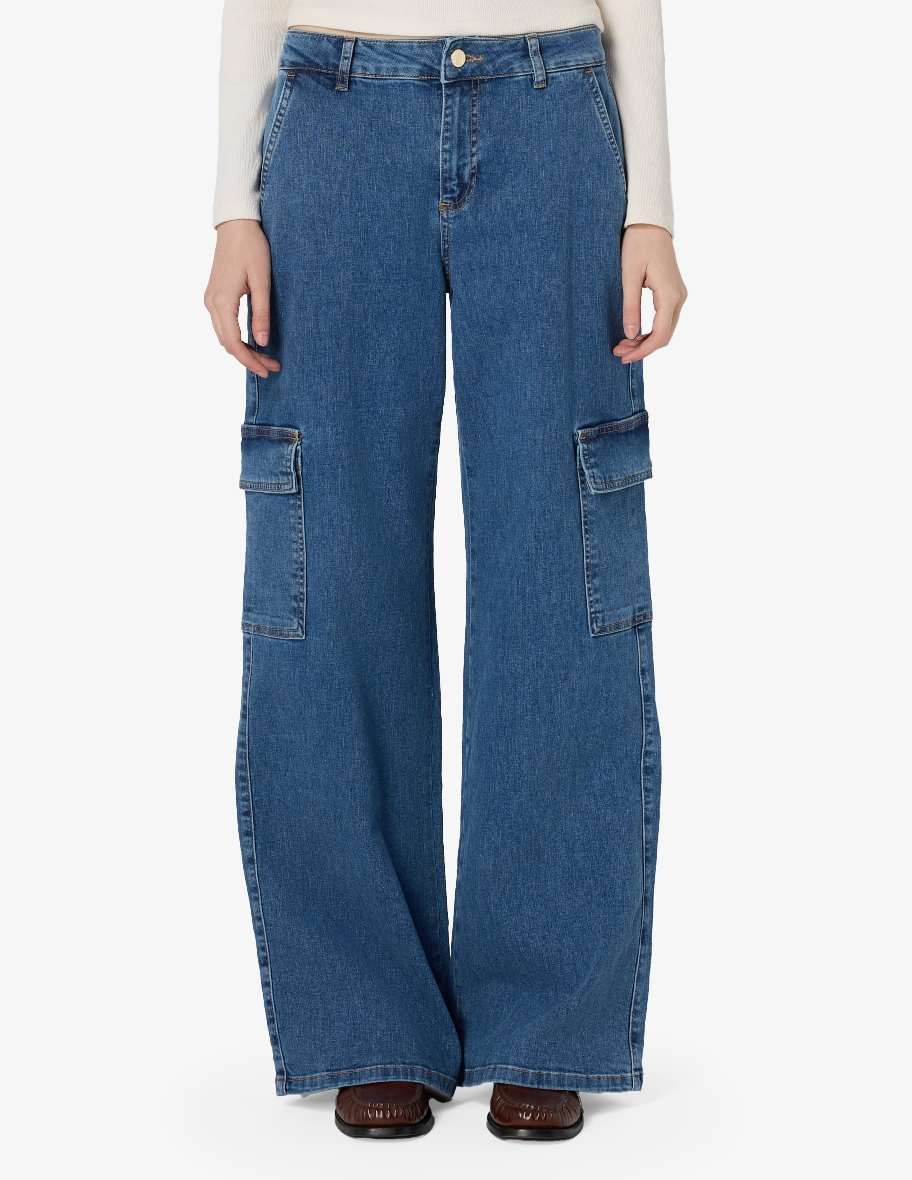 Acquista EMME Jeans cargo Magnolia su Rinascente