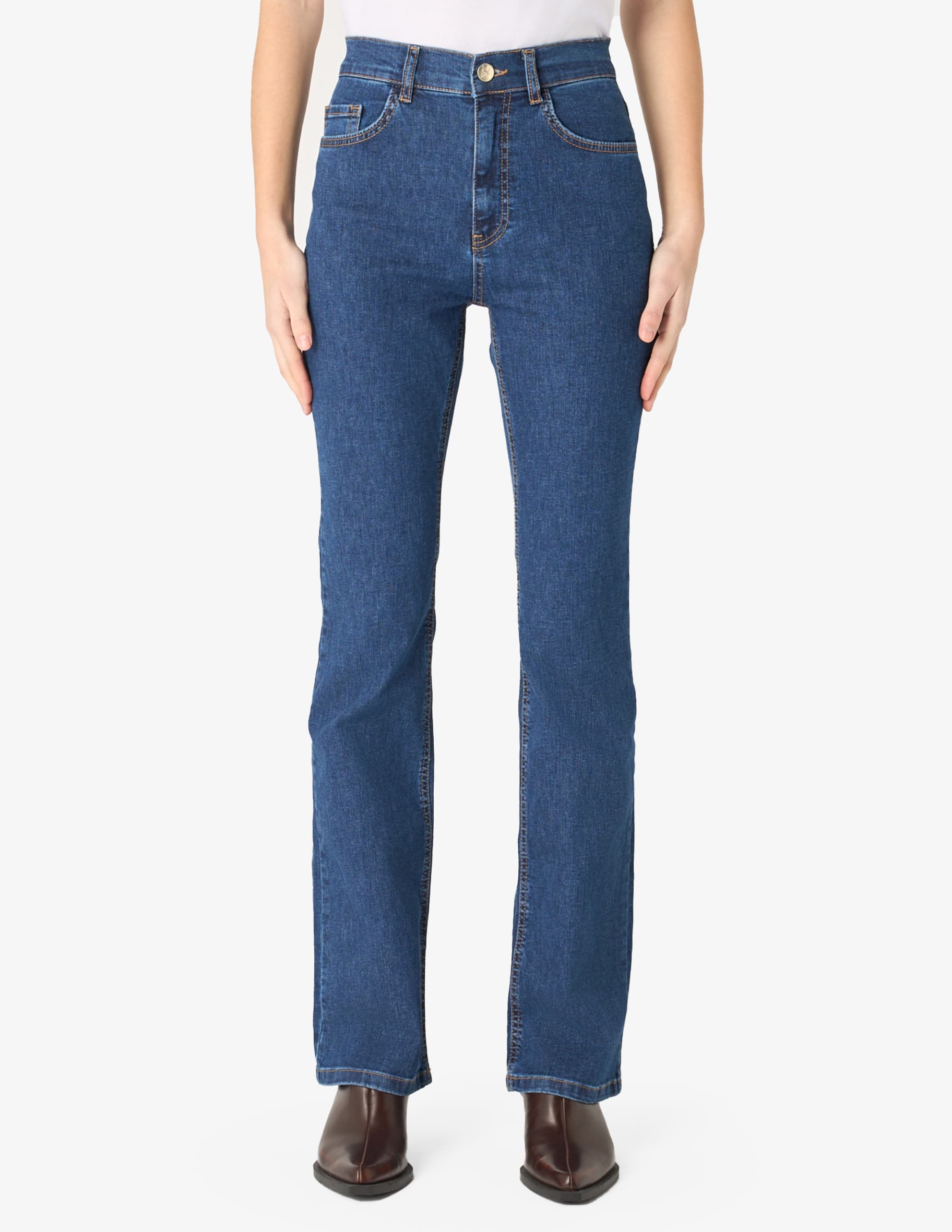 Acquista EMME Marella Jeans zampa Felce su Rinascente