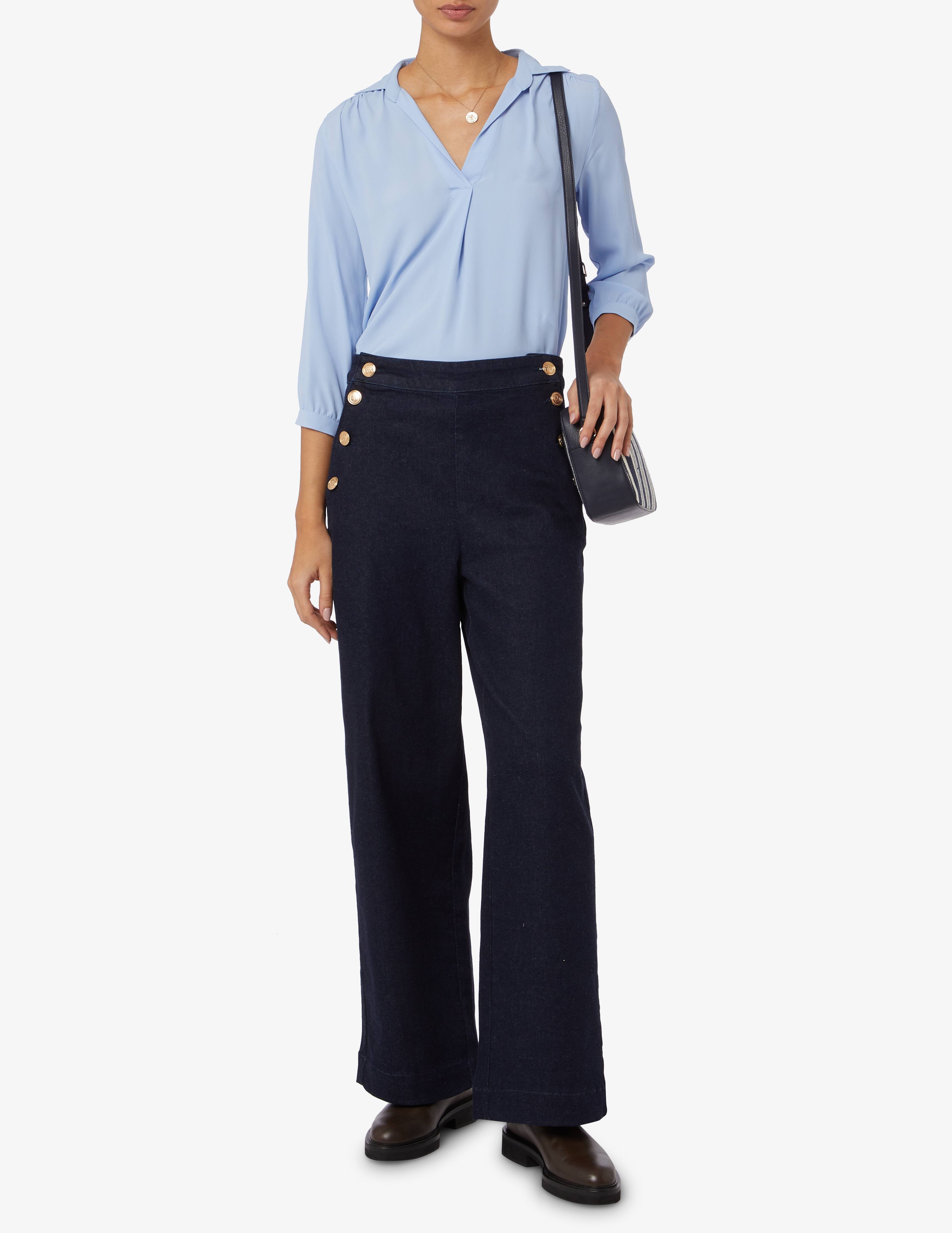 EMME Marella Editor wide-leg jeans - Blue - Rinascente.it