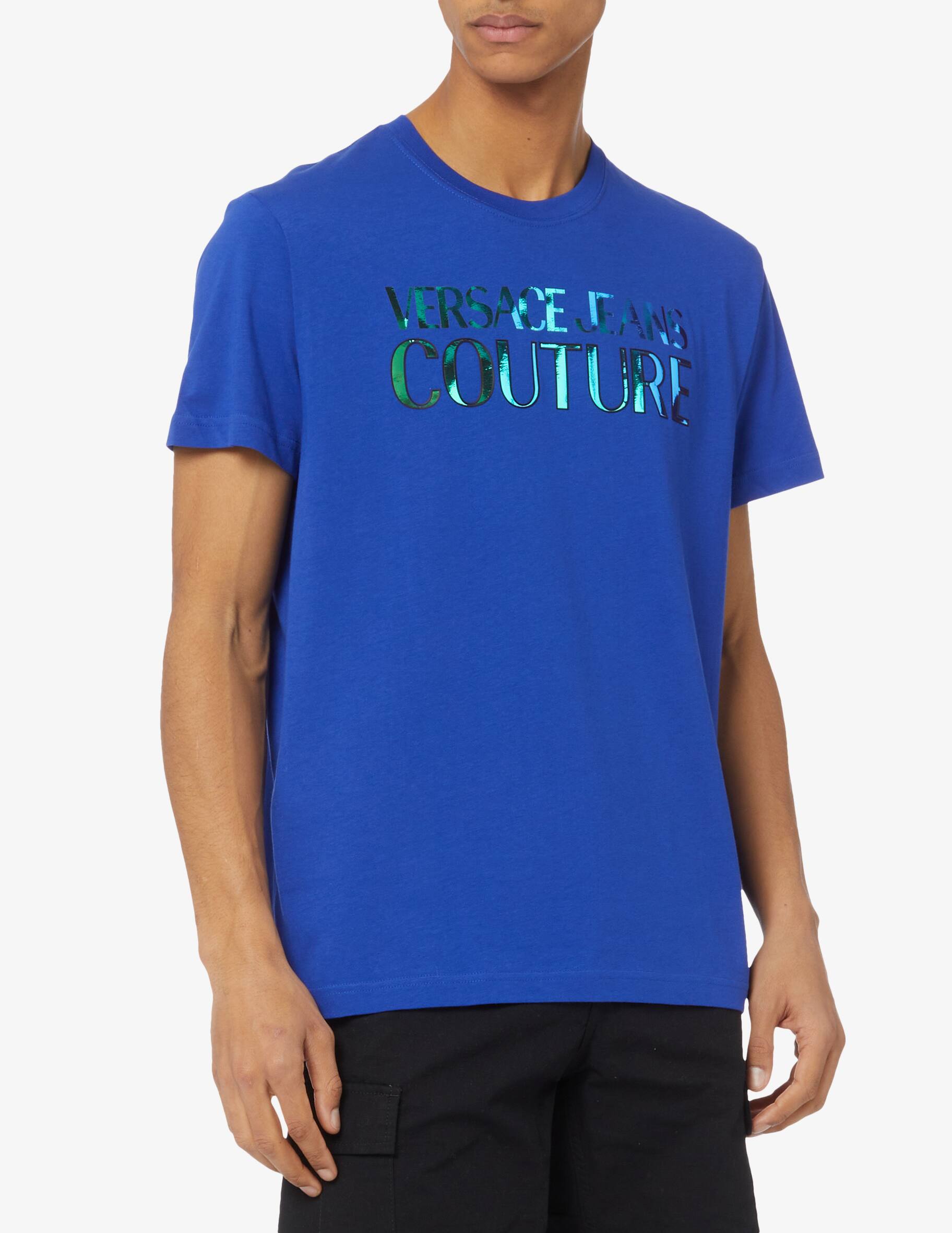 Acquista Versace Jeans Couture Maglietta logo holo su Rinascente