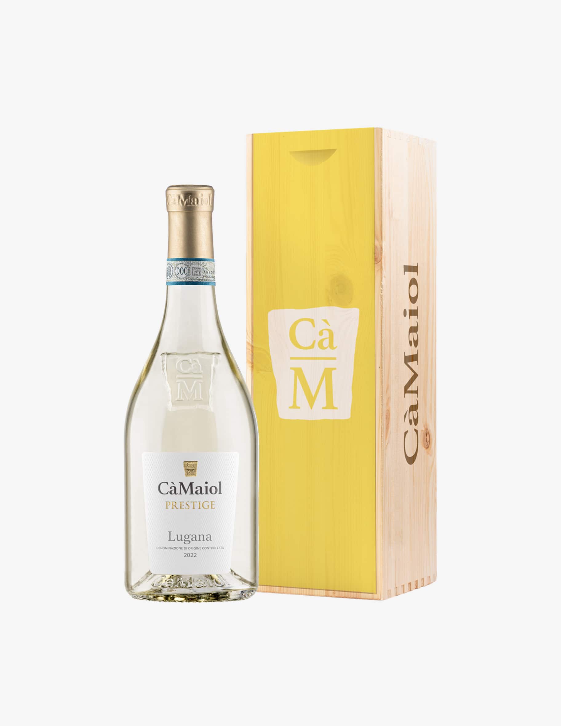 Shop Cà Maiol Prestige Lugana DOC Wooden Box 2022 750ml on Rinascente