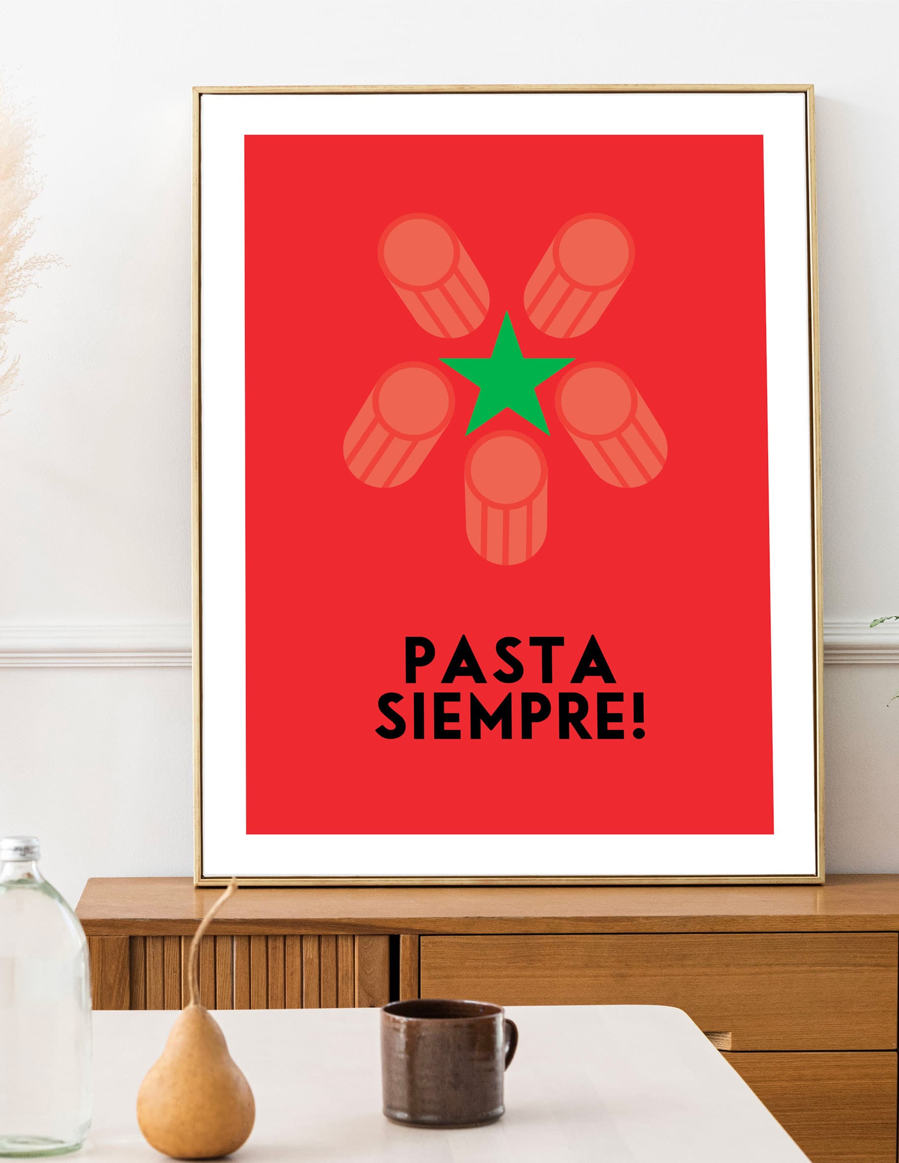Acquista Slurp Design Pasta Siempre Poster su Rinascente