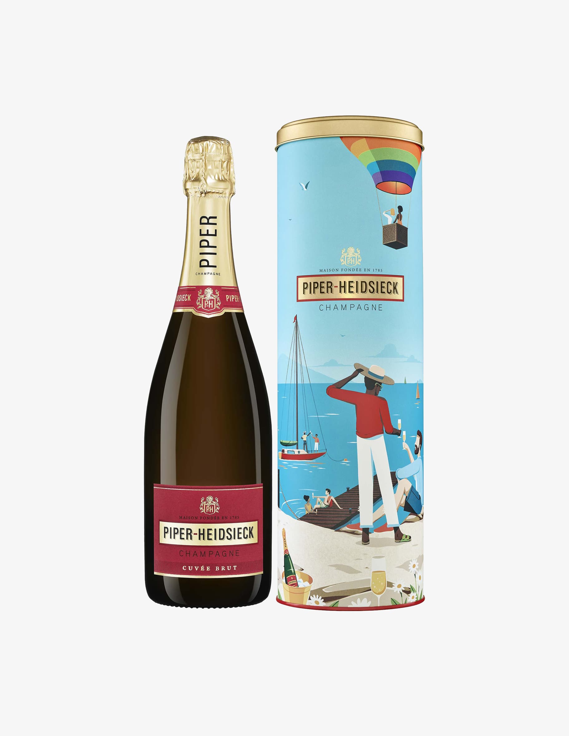 Shop Piper-Heidsieck Cuvée Brut Summer Tin Box on Rinascente
