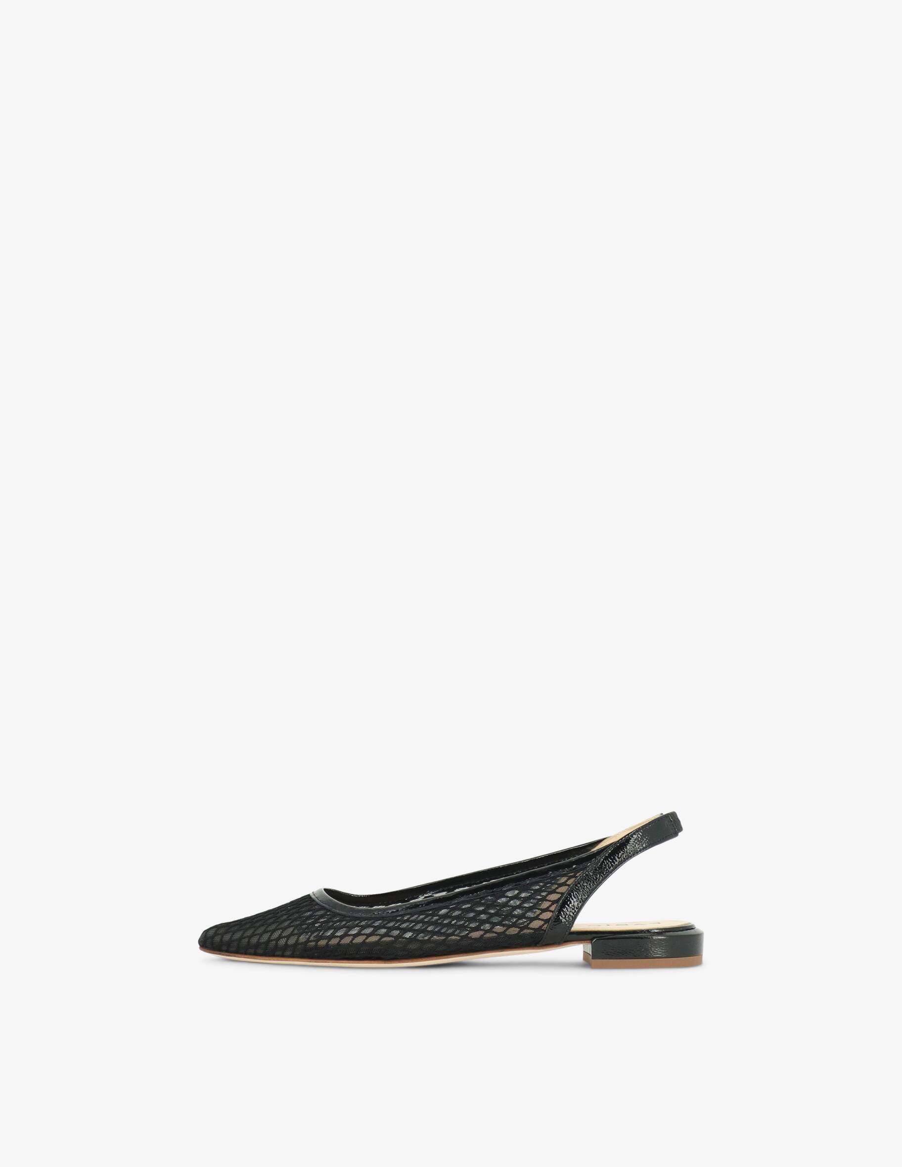 Shop Fabio Rusconi Mesh slingback flats on Rinascente