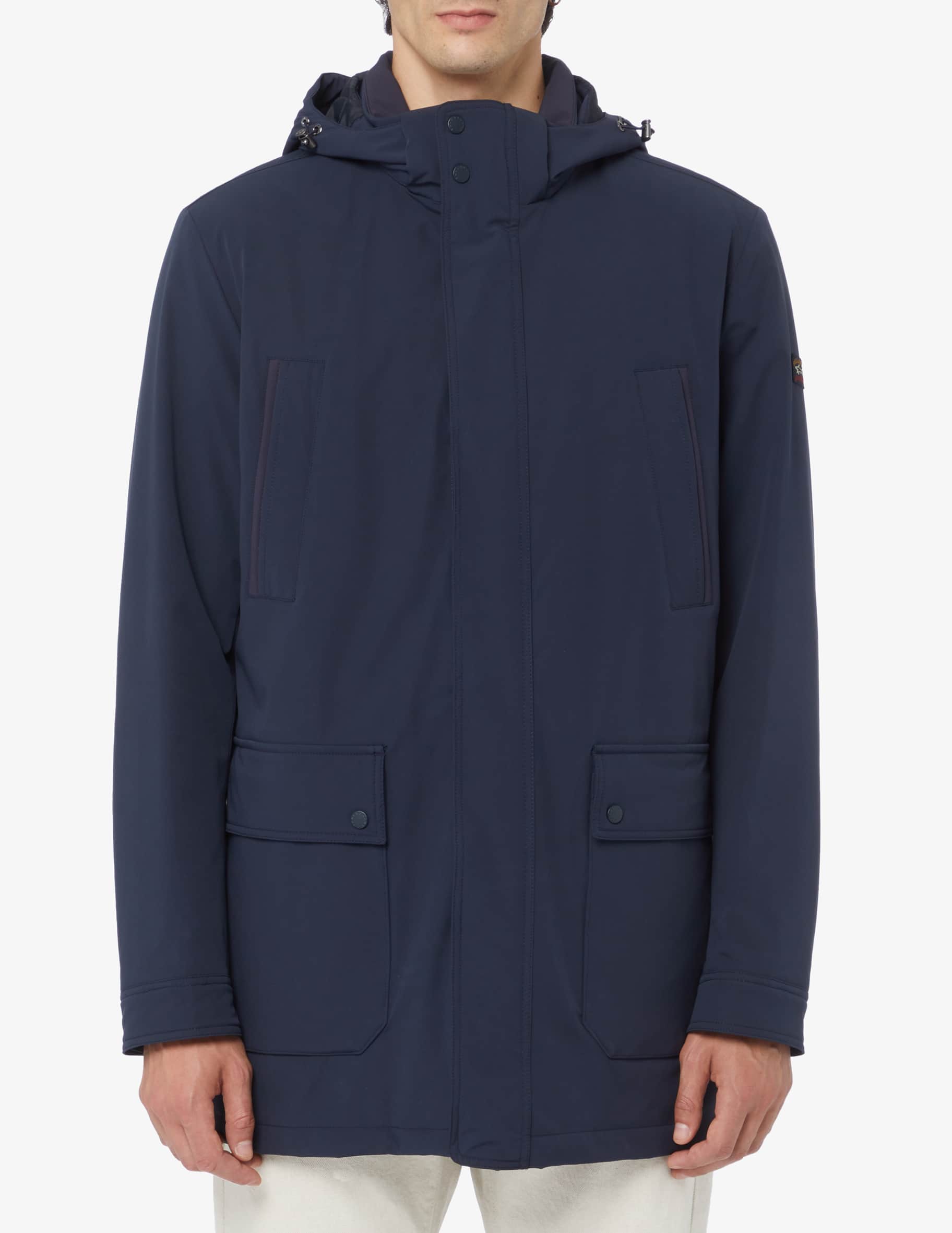 Shop Paul & Shark Field typhoon jacket - Blue on Rinascente