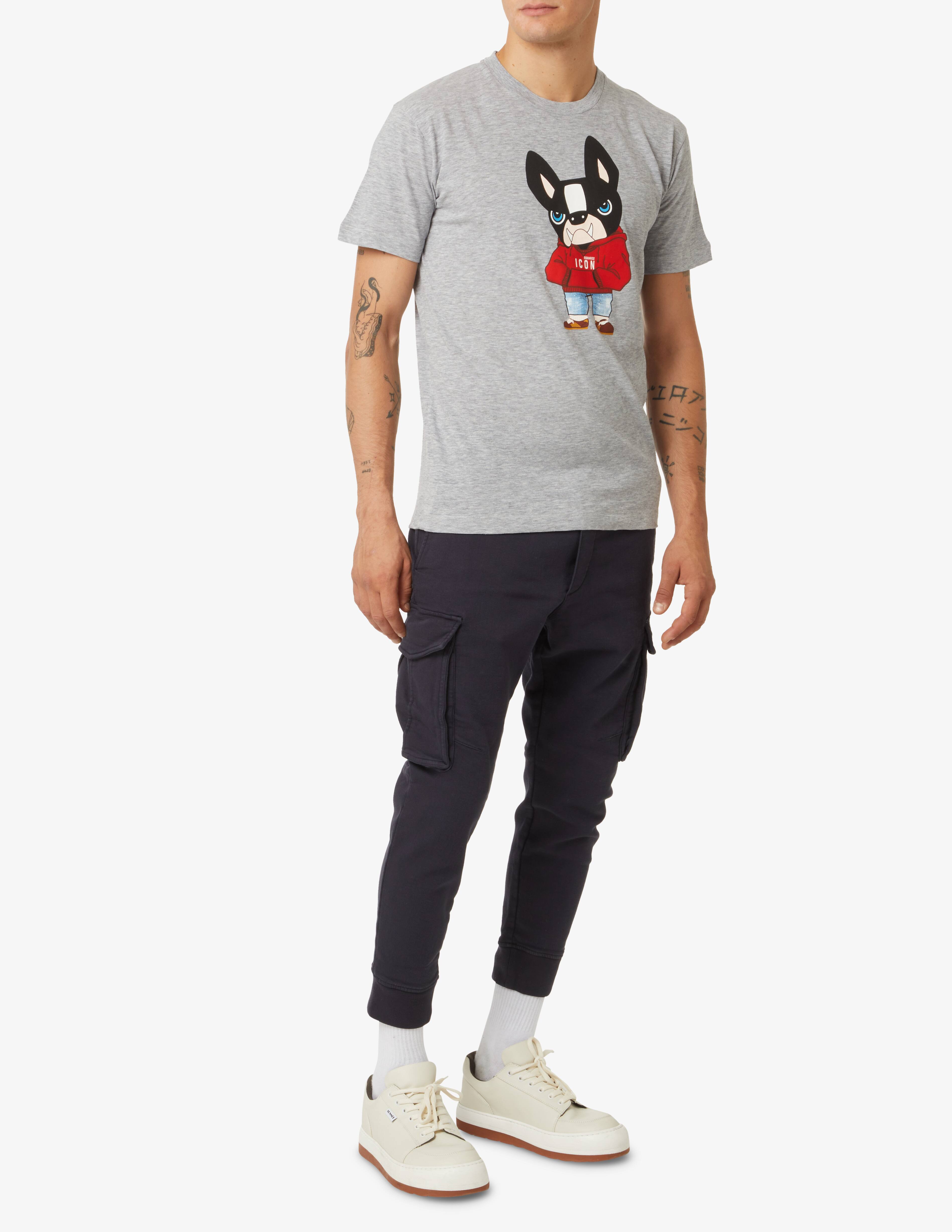 Shop Dsquared2 Mini dsq2 cargo jogger pant - Black on Rinascente