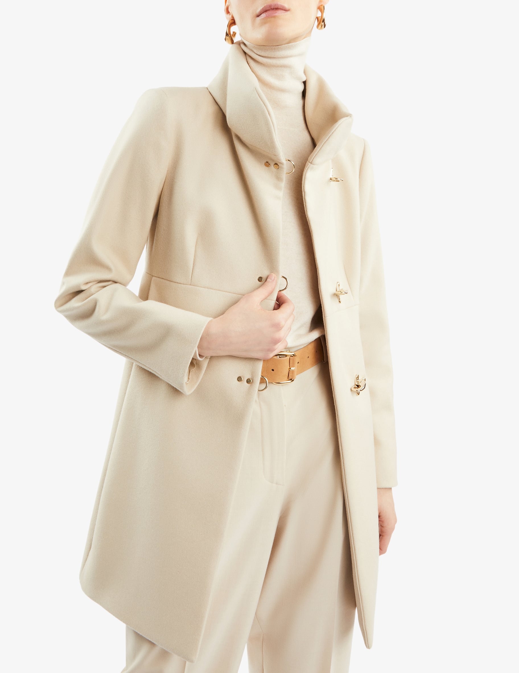 Acquista Fay Romantic Coat in Panno di Lana su Rinascente