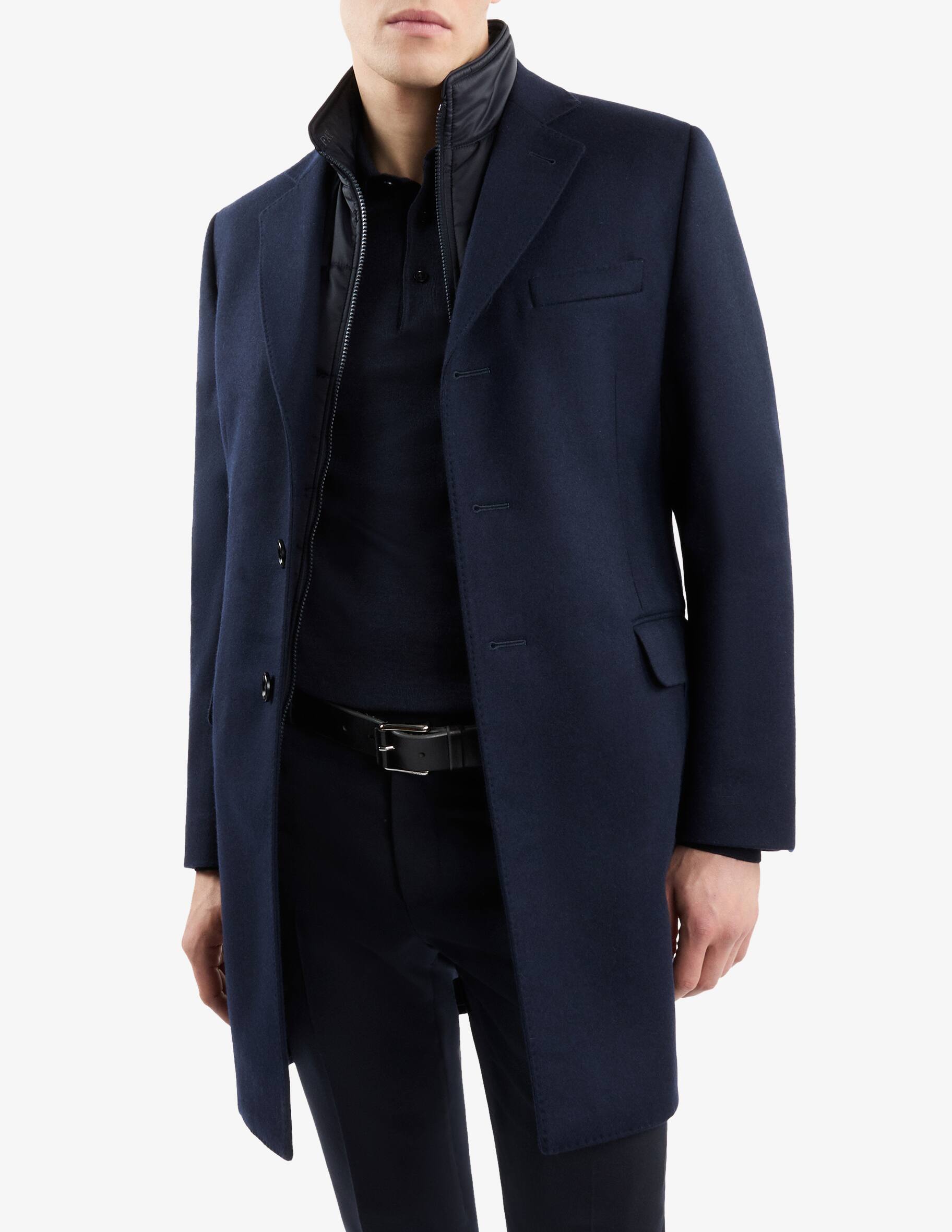 Shop Fay Double Coat in Wool and Cashmere on Rinascente