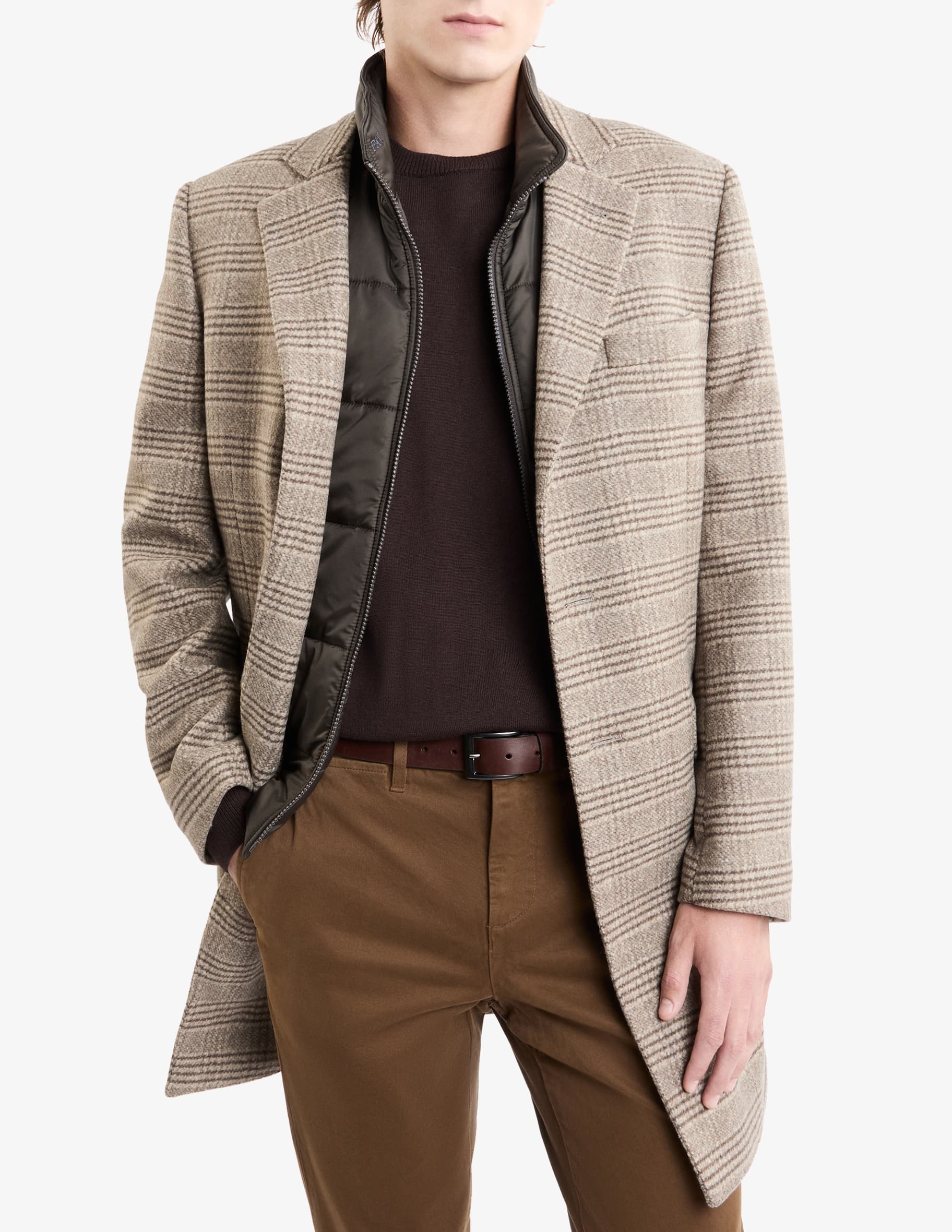 Shop Fay Double Coat in Wool on Rinascente
