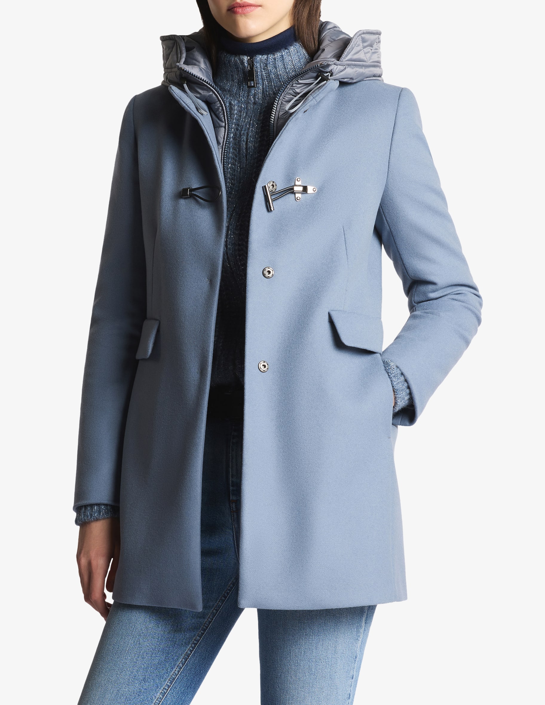 Acquista Fay Toggle Coat in Panno di Lana su Rinascente