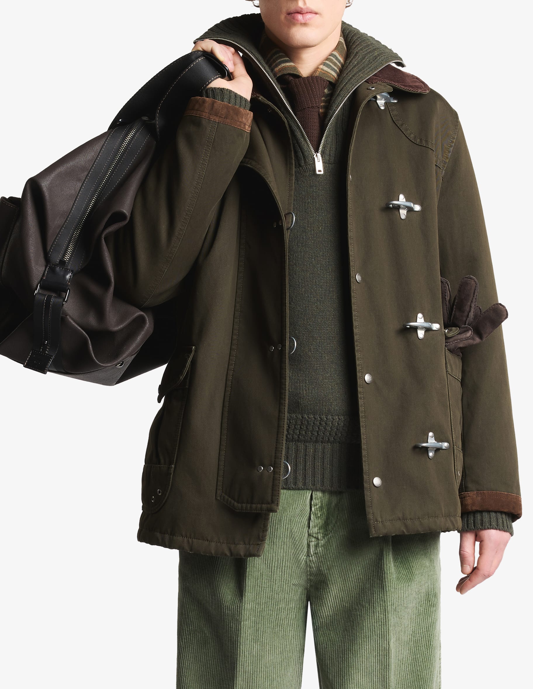 Shop Fay Archive canvas jacket on Rinascente