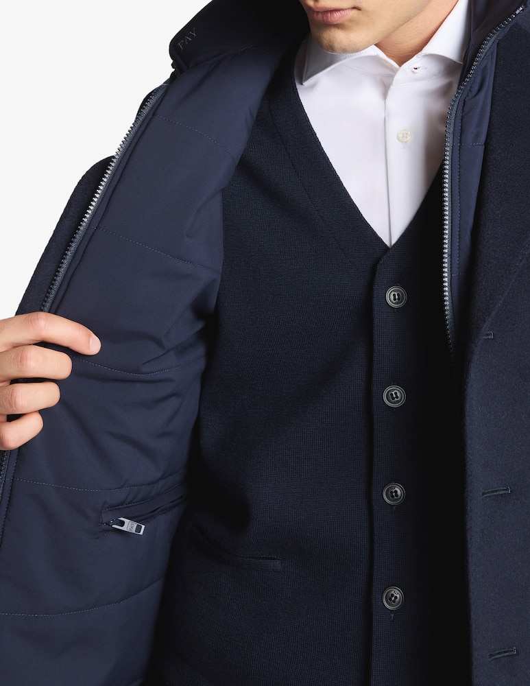 Acquista Fay Double Coat in Cammello su Rinascente