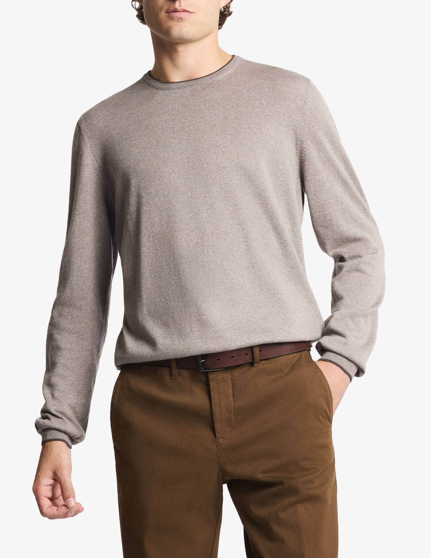 Shop Fay Elbow patch wool jumper on Rinascente