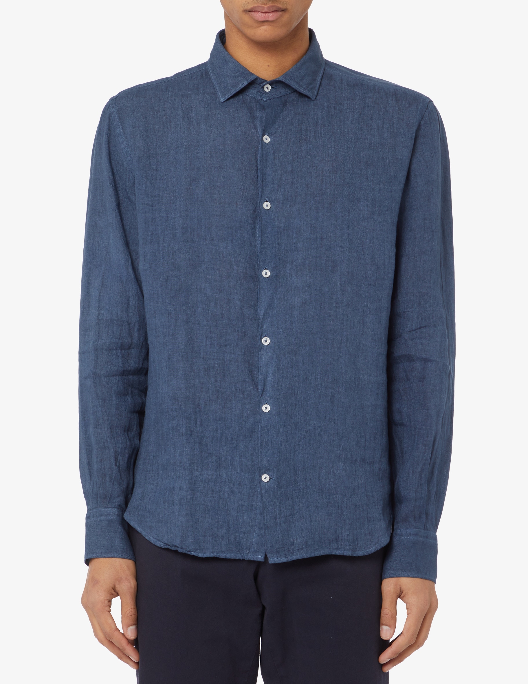 Acquista Brooksfield Camicia manica lunga in lino su Rinascente