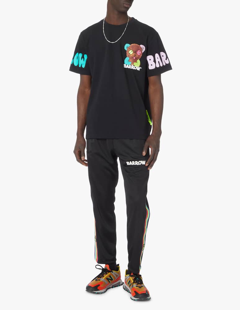 Shop Barrow Bear t-shirt - black on Rinascente