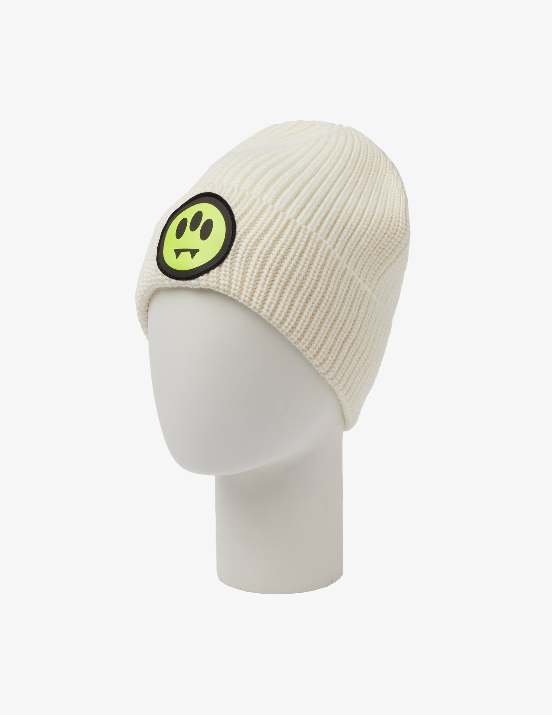Acquista Barrow Cappello beanie in misto lana Basic - Bianco su Rinascente