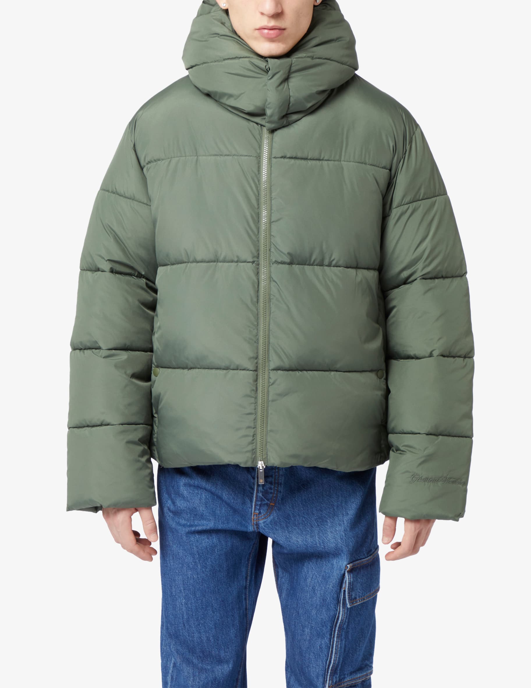 Shop Garment Workshop Crinkled puffer jacket on Rinascente