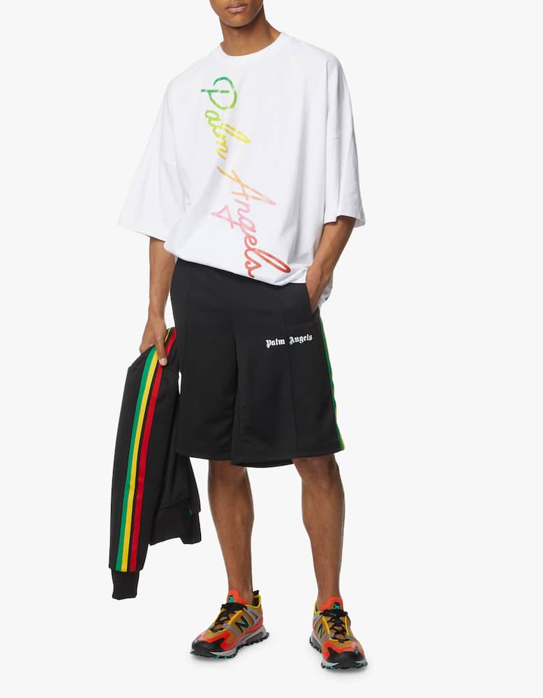 Acquista Palm Angels Maglietta manica corta loose miami logo su Rinascente