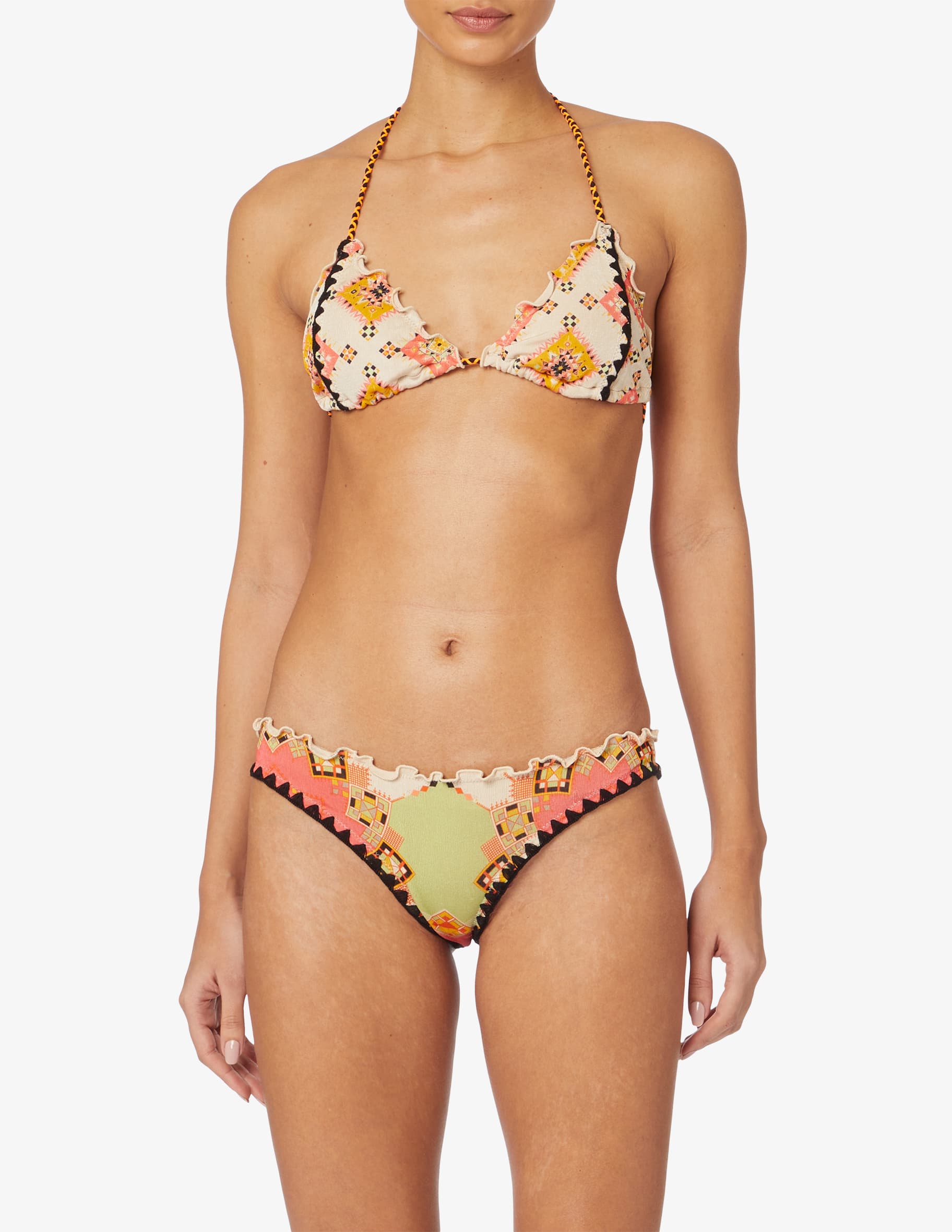 Acquista F**K Costume a 2 pezzi con triangolo pizzo su Rinascente