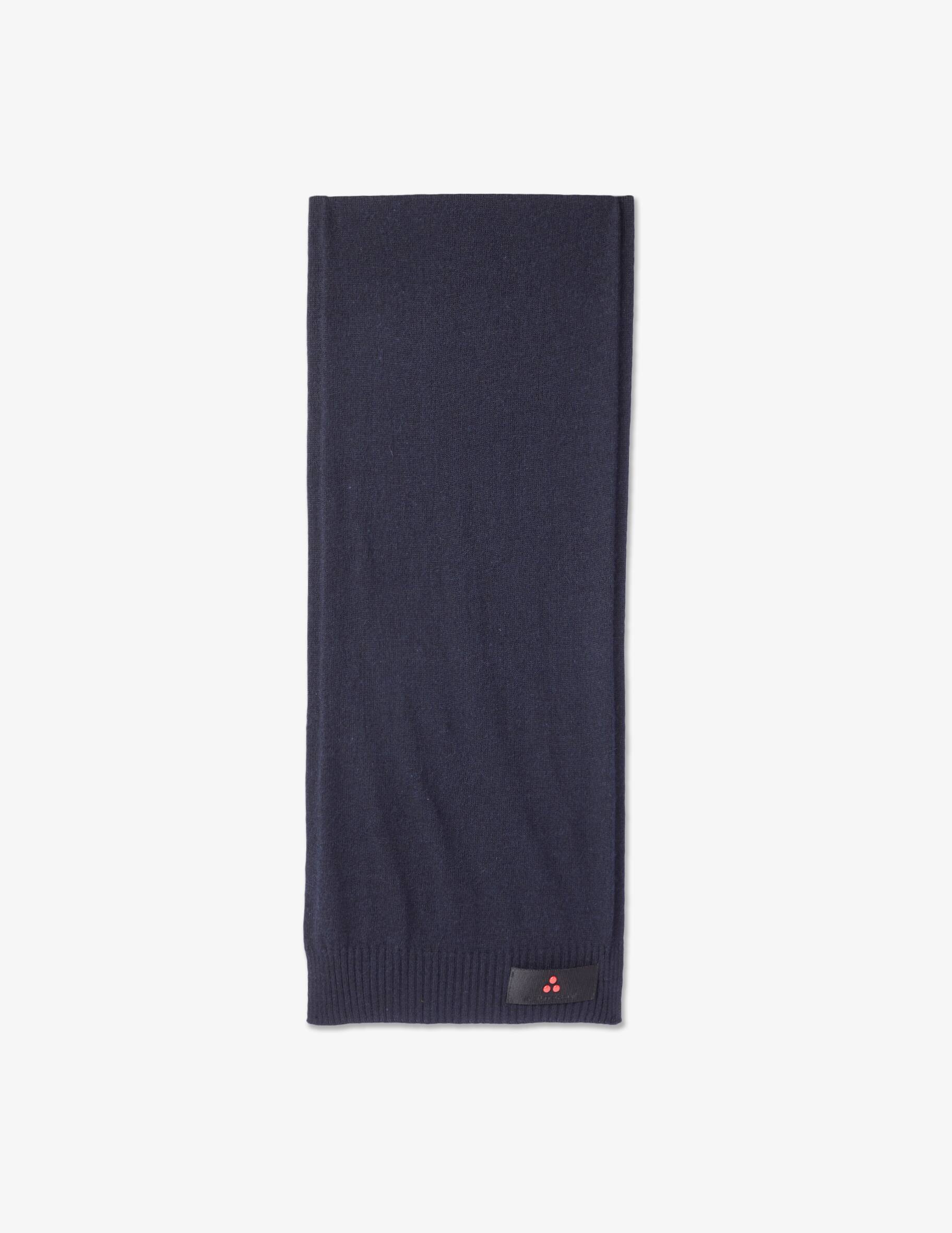 Shop Peuterey Logo scarf - Blue on Rinascente