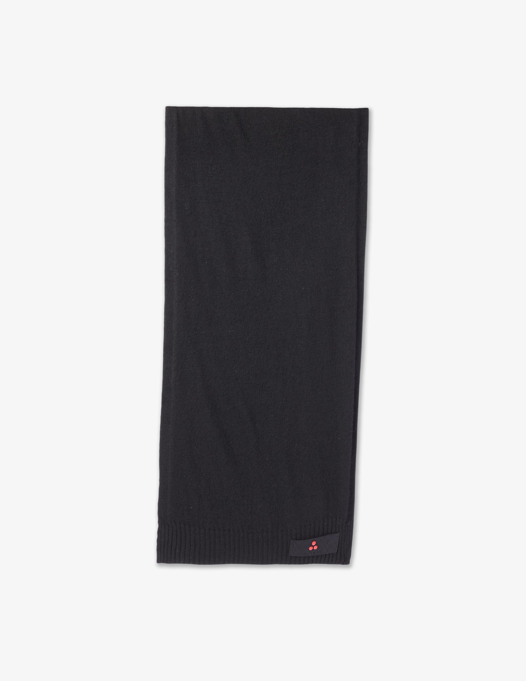 Shop Peuterey Logo scarf - Black on Rinascente