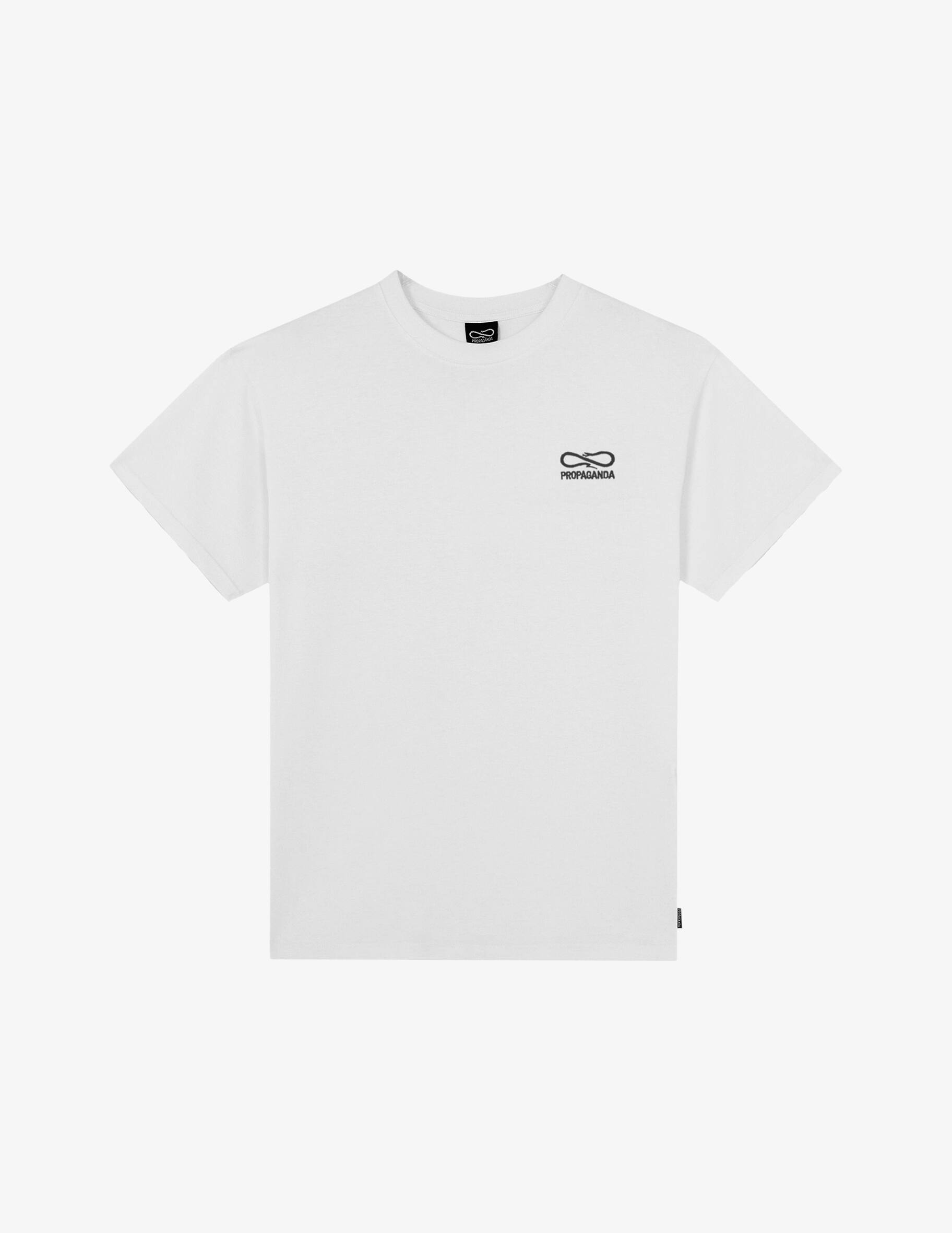 Shop Propaganda Logo embroidery t-shirt on Rinascente