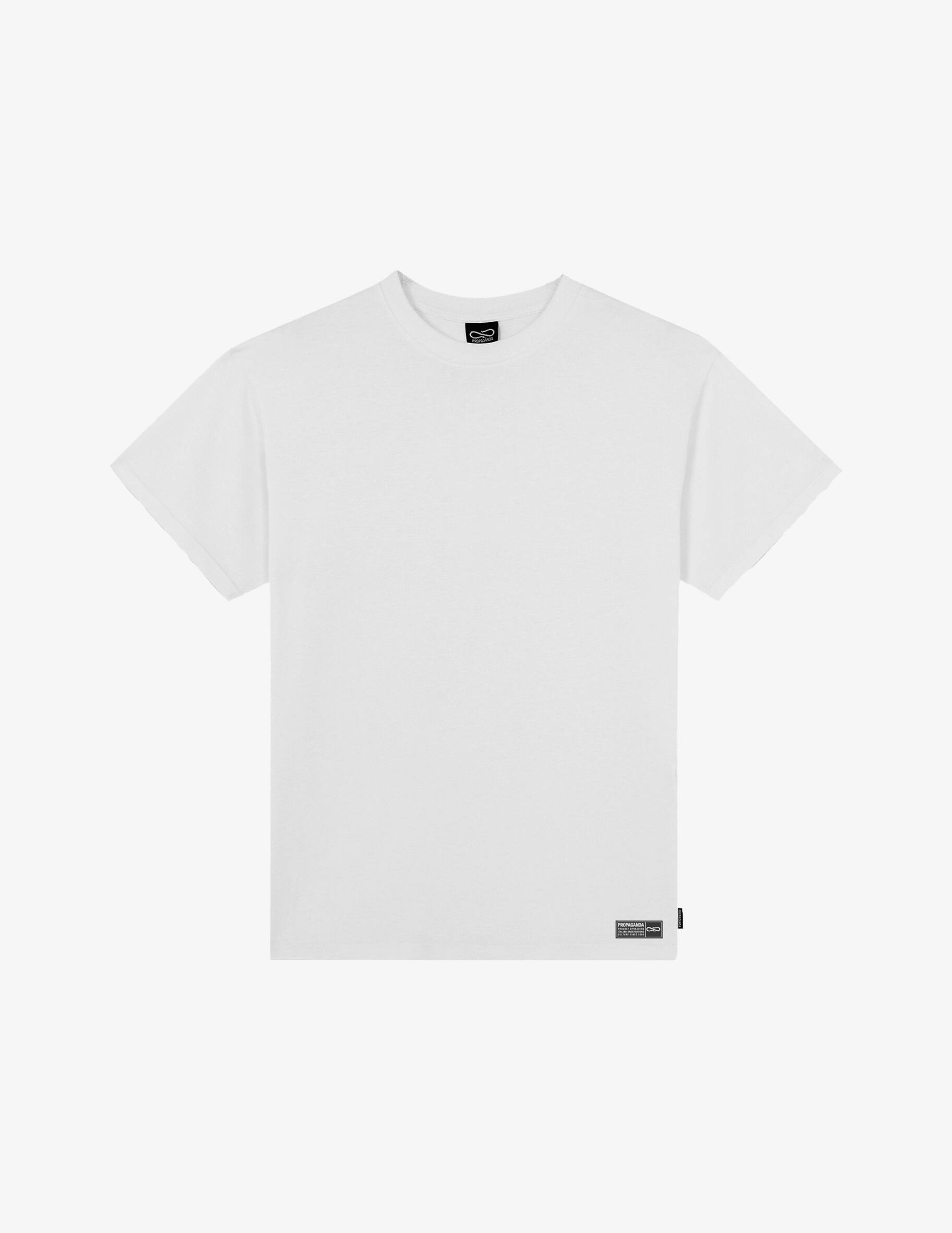 Shop Propaganda Label bicolor t-shirt on Rinascente