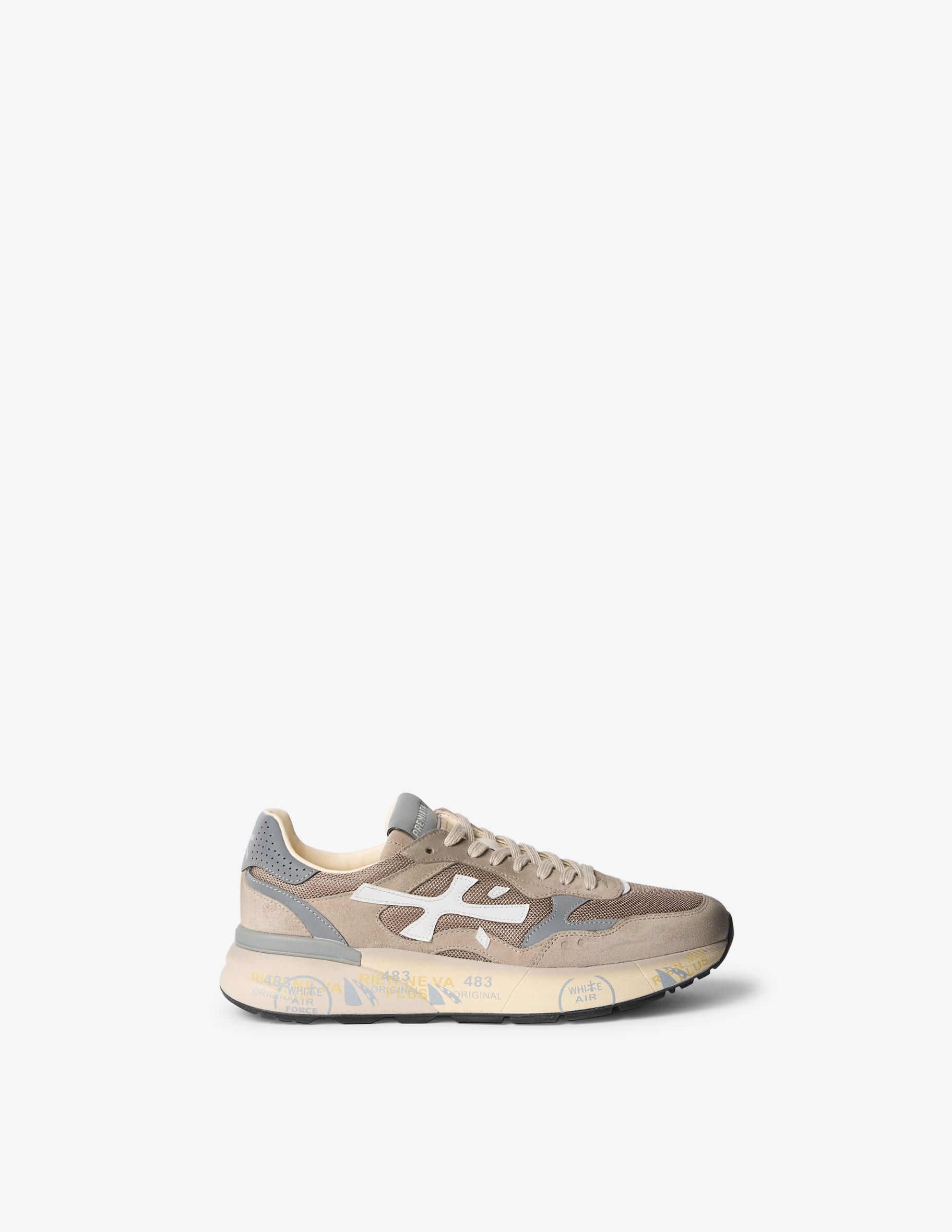 Shop Premiata Mick mesh sneakers on Rinascente