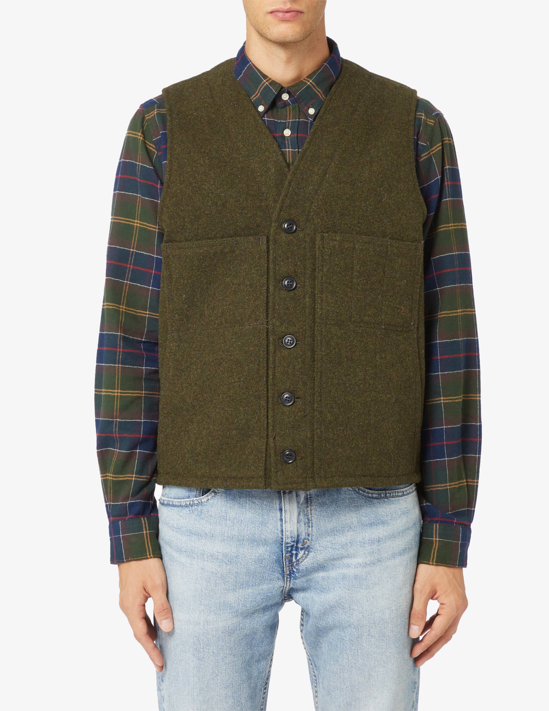 Shop Filson Vest mackinaw on Rinascente