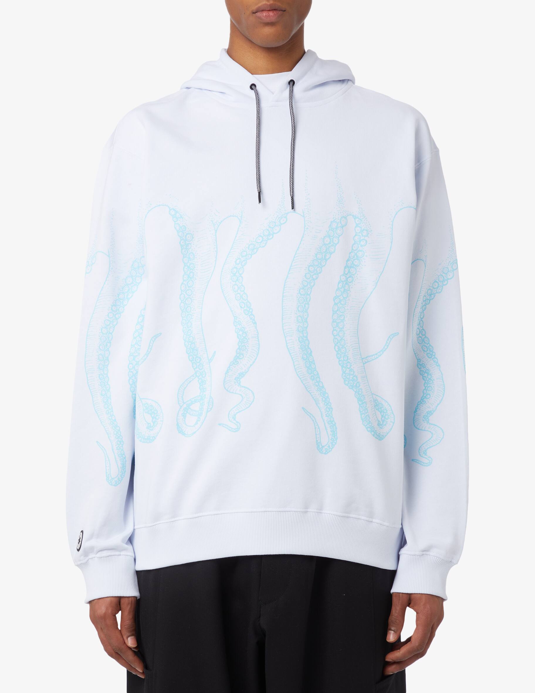 Shop Octopus Outline hooded sweatshirt on Rinascente