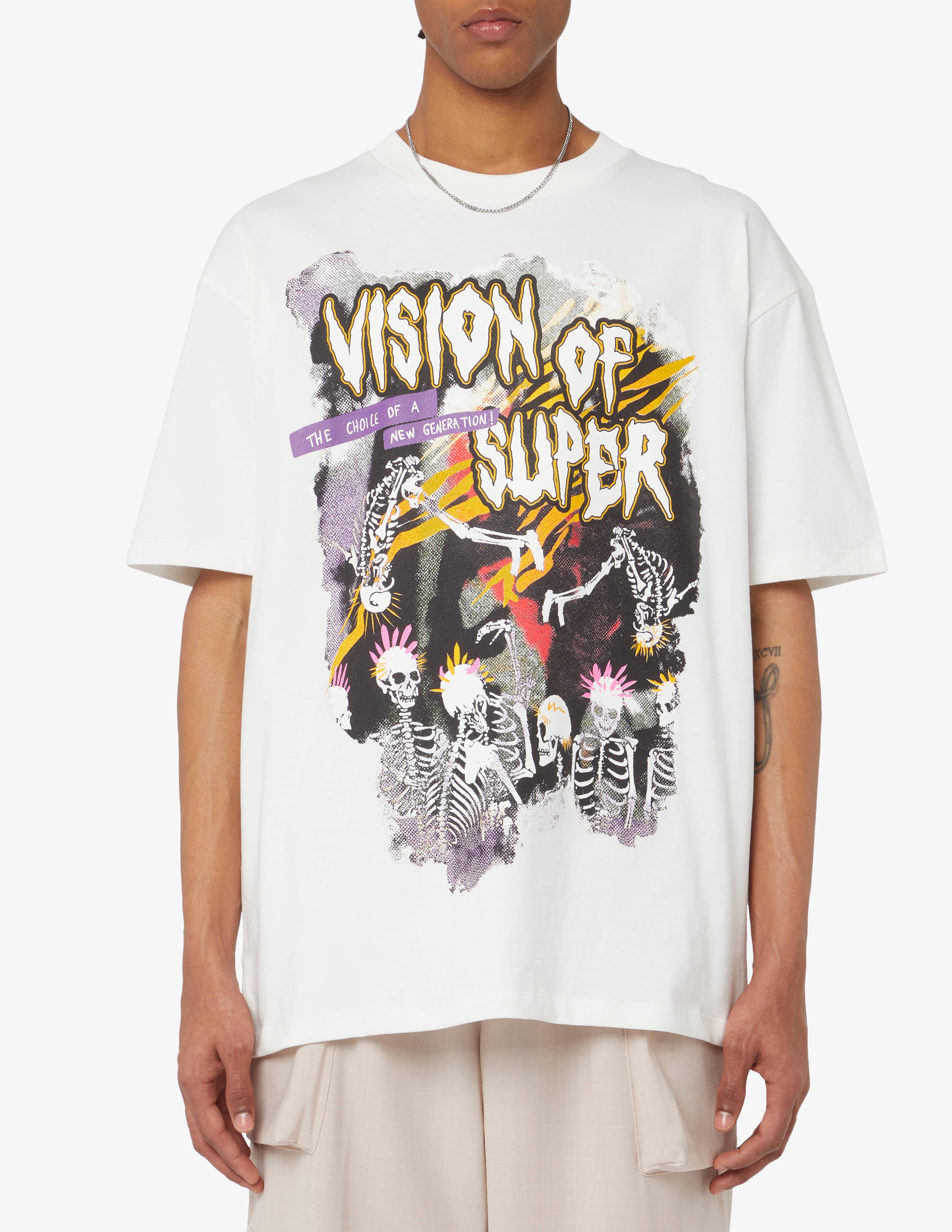 Acquista Vision of Super Maglietta manica corta skeleton su Rinascente