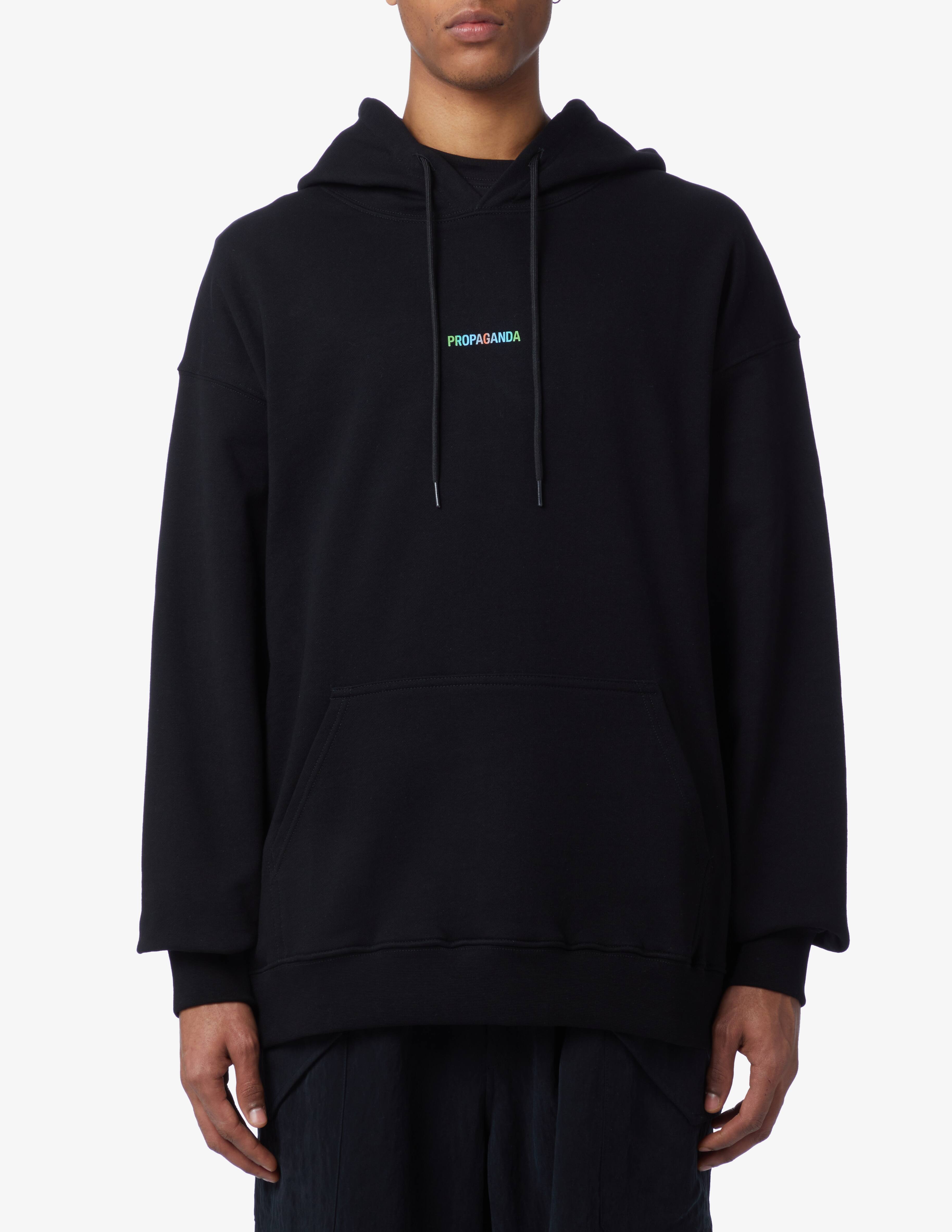 Shop Propaganda Ribs gradient hoodie on Rinascente