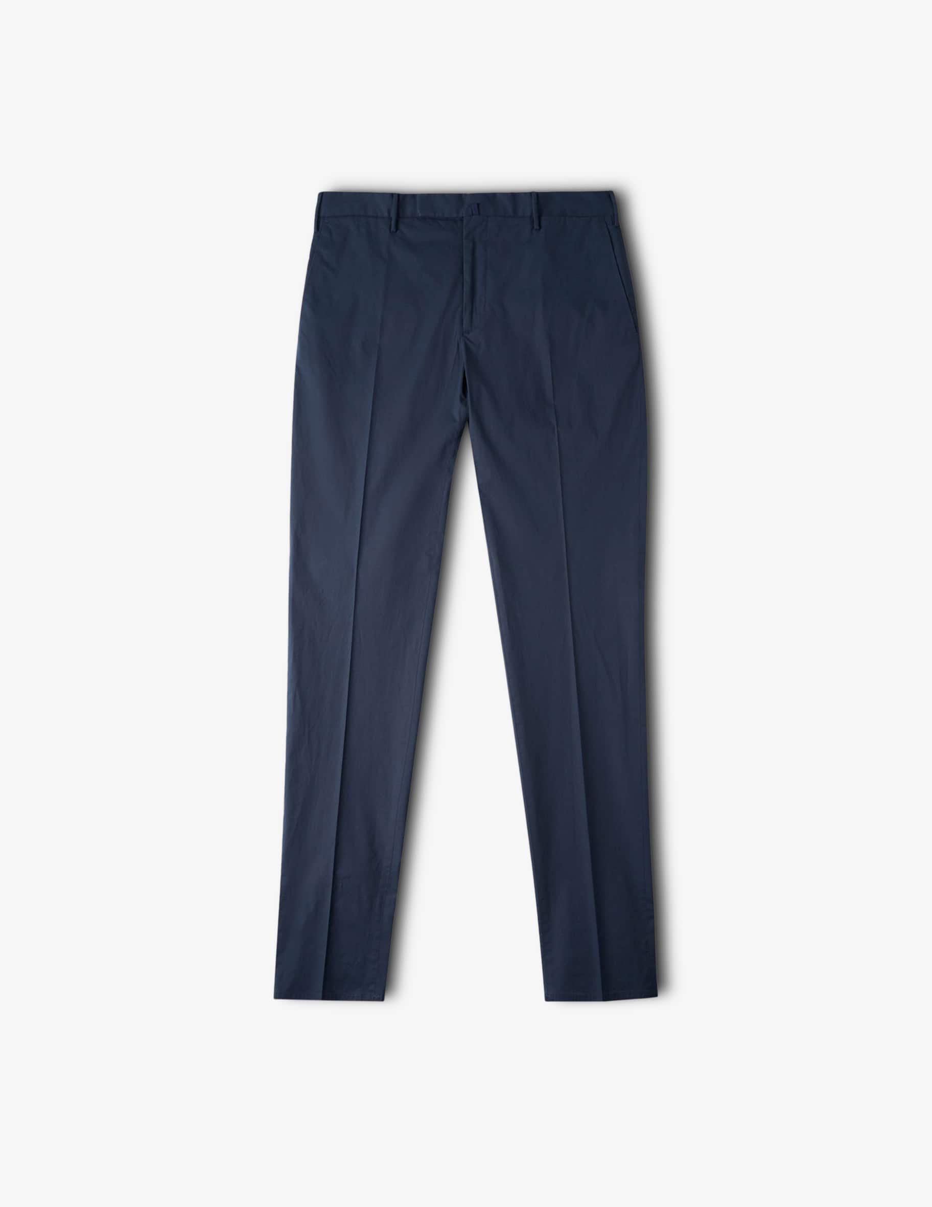 Shop Slowear Incotex Slim-fit certified summer poplin trousers on Rinascente