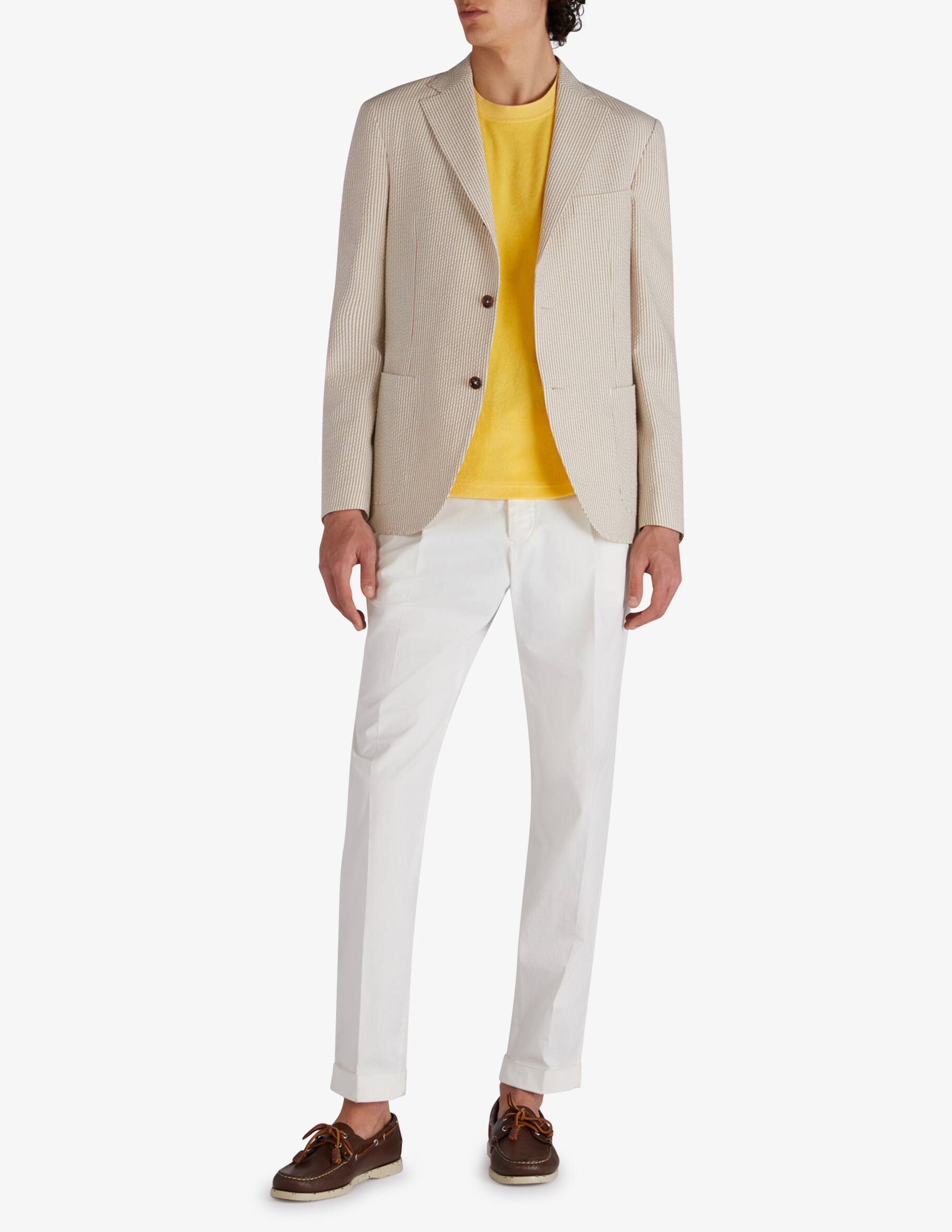 Shop Slowear Zanone Regular fit t-shirt in terry jersey on Rinascente